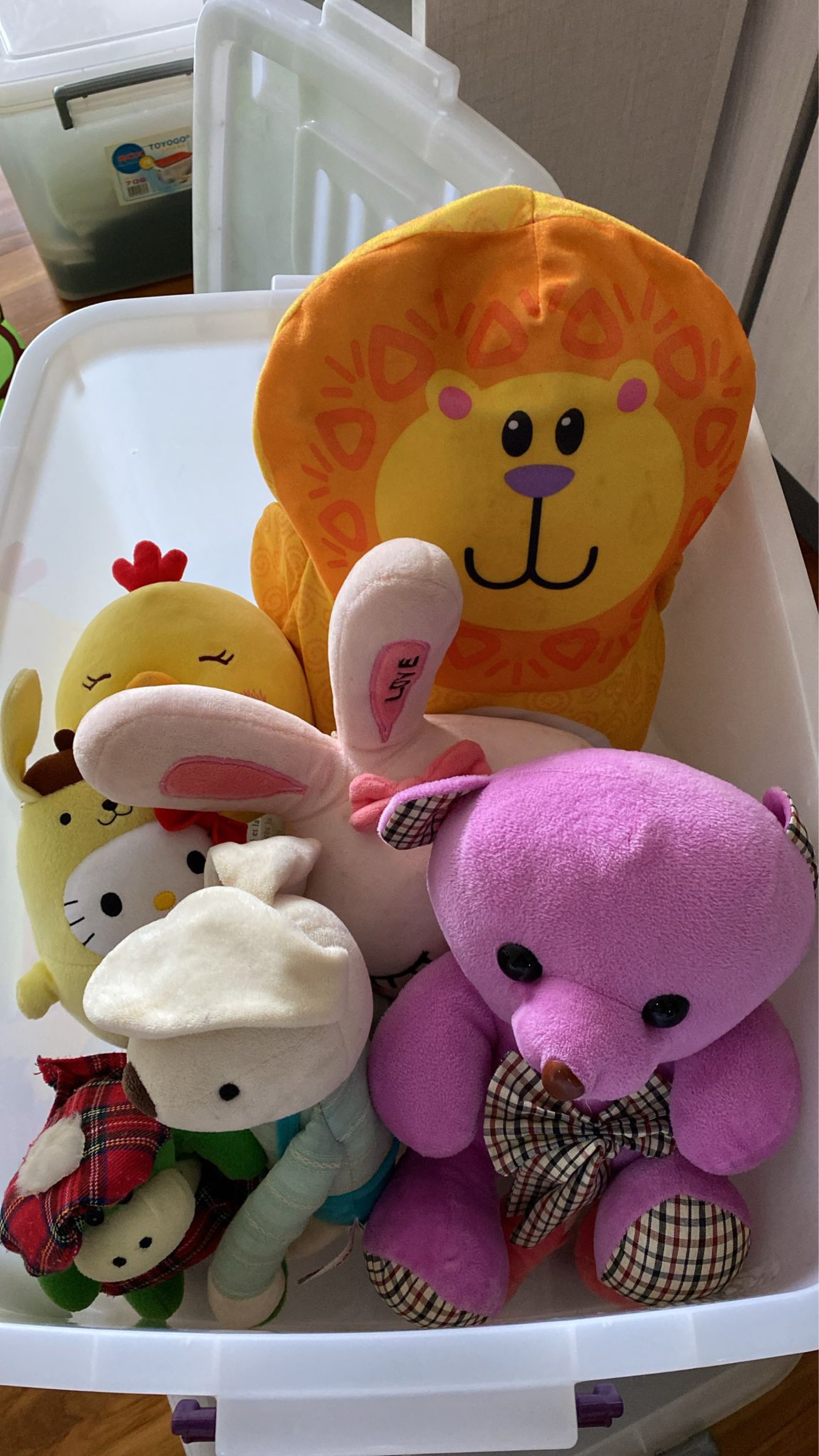 Assorted Plush Toys - Lion, Bear, Rabbit, Chicken, Hobbies & Toys, Toys ...