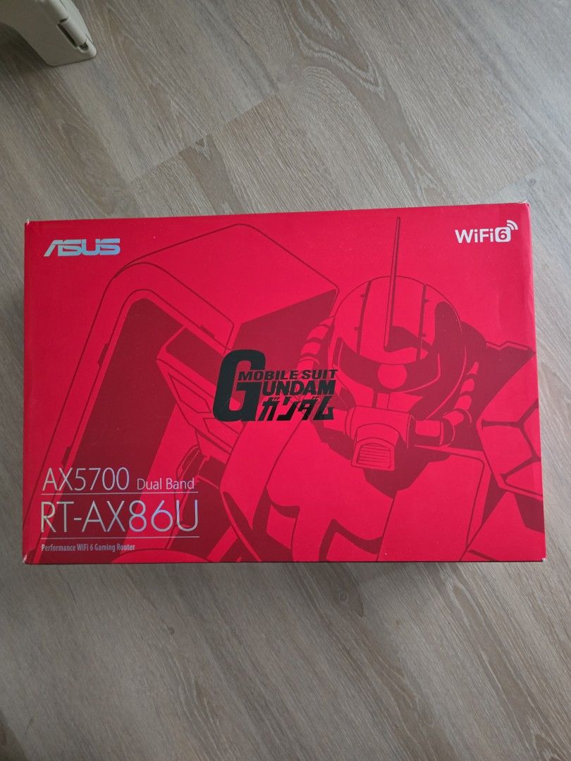 ASUS AX5700 RT-AX86U Gundam Edition Router, Computers & Tech, Parts ...