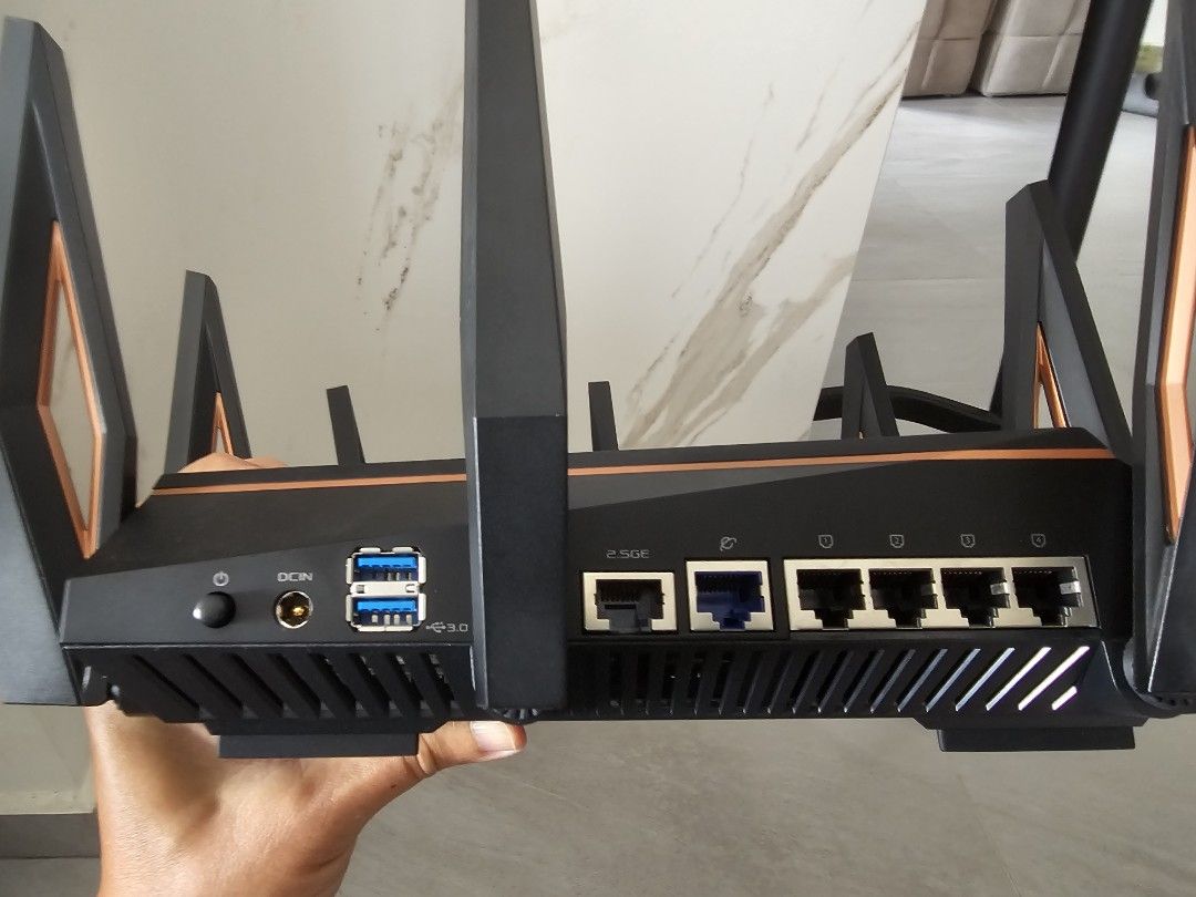 ASUS ROG Rapture GT-AX11000 Tri-band Gaming Router, Computers & Tech ...