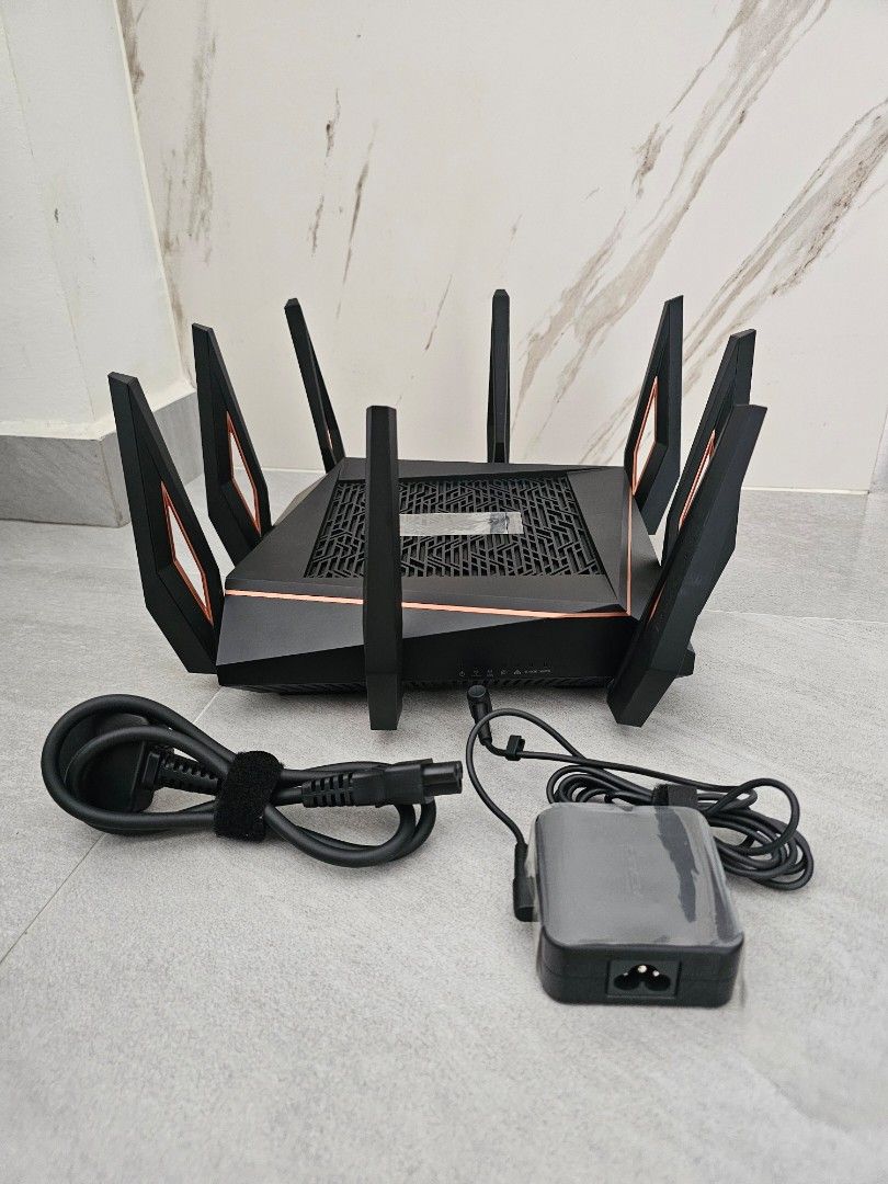 ASUS ROG Rapture GT-AX11000 Tri-band Gaming Router, Computers & Tech ...