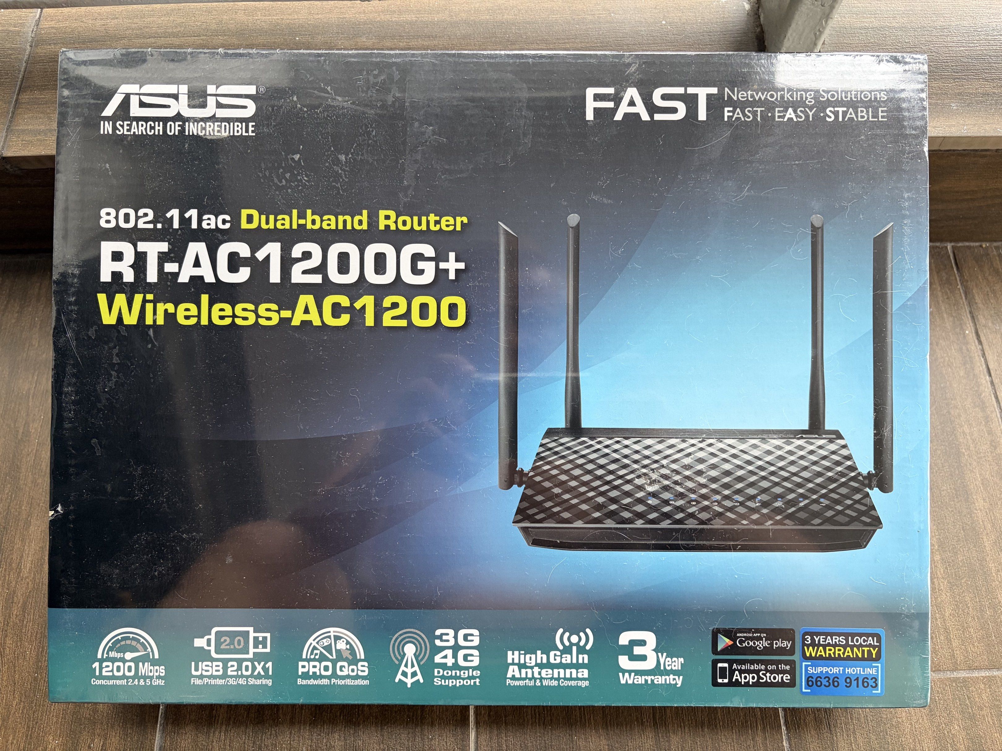 ASUS RT-AC1200G+ Dual-band Wireless Router, Computers & Tech, Parts ...