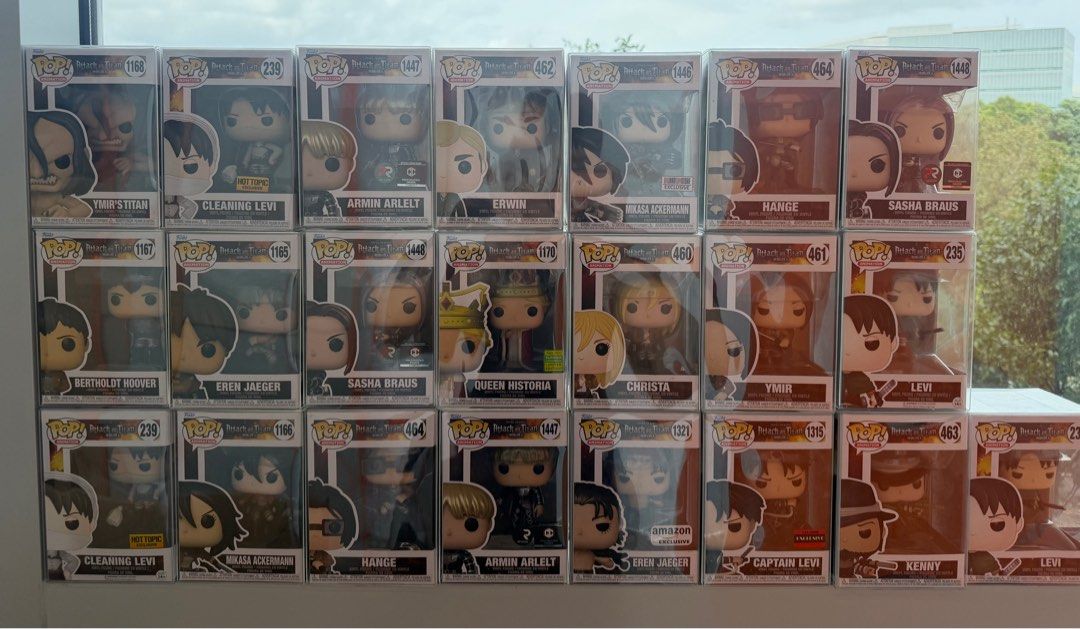 Attack on Titan Funko Pop! Figures - Various Characters, Hobbies & Toys ...