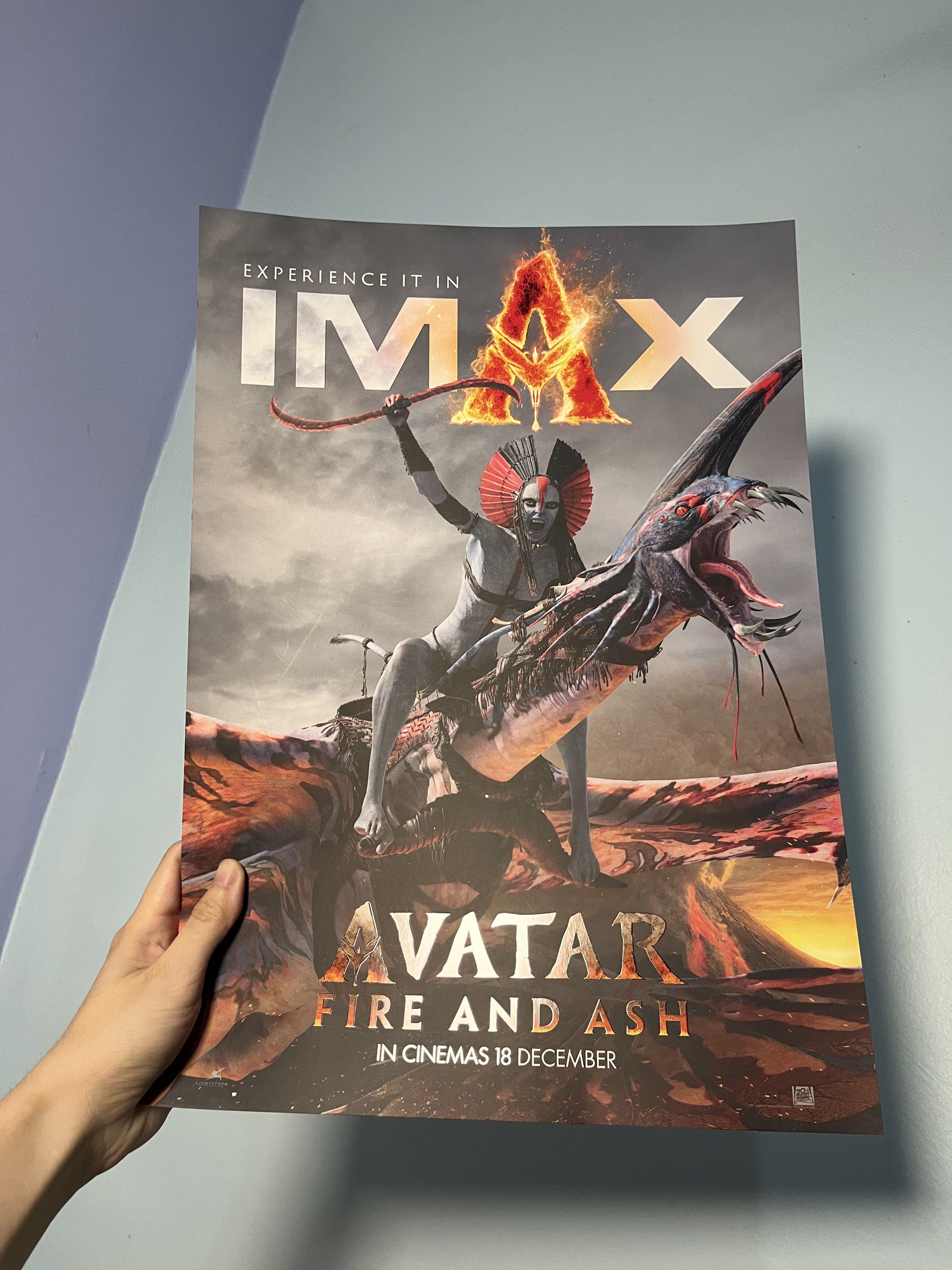 Avatar Fire and Ash posters, Hobbies & Toys, Collectibles & Memorabilia ...