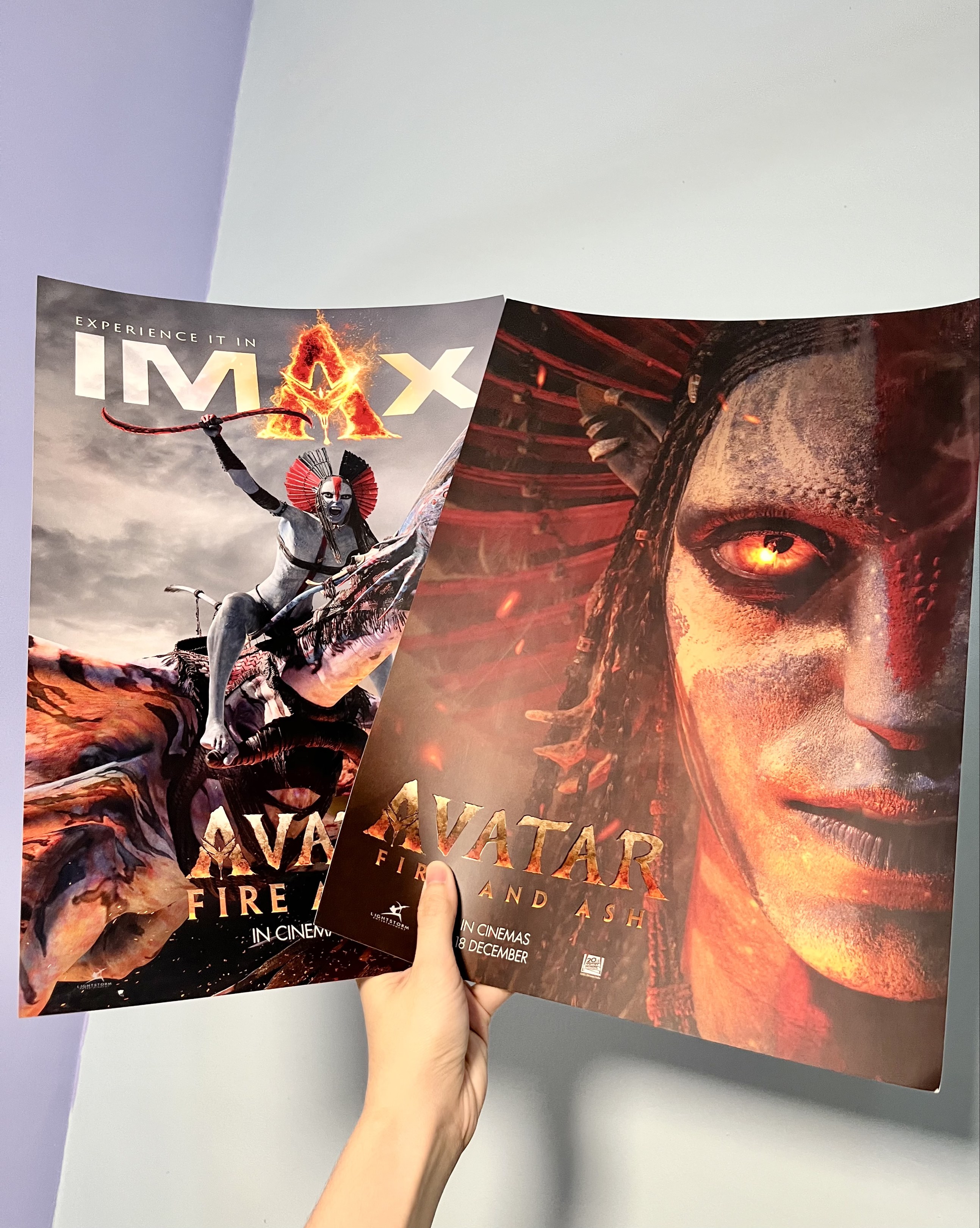 Avatar Fire and Ash posters, Hobbies & Toys, Collectibles & Memorabilia ...