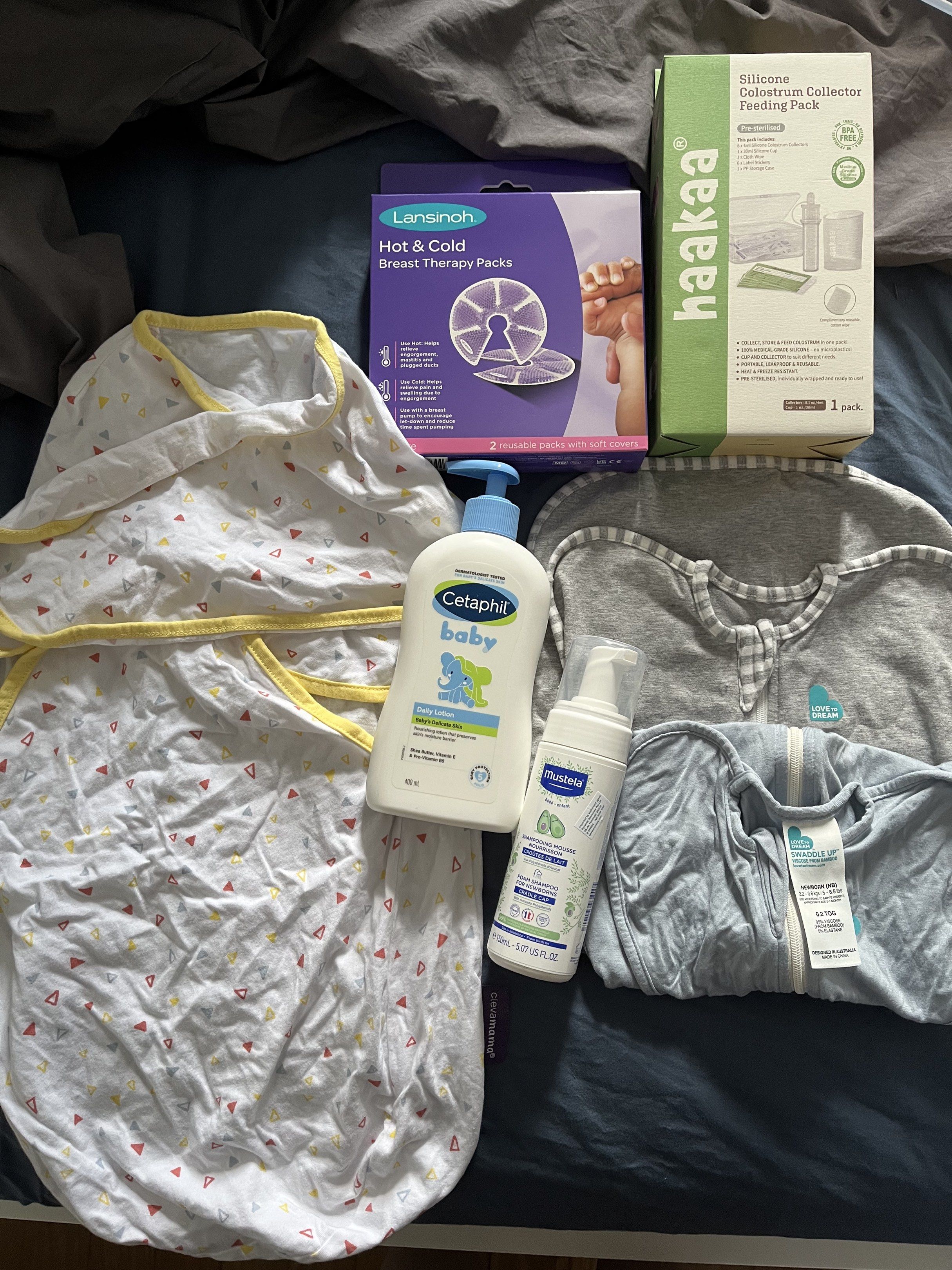 Baby Essentials Bundle: Lansinoh, Haakaa, lovetodream, Mustela, Babies ...