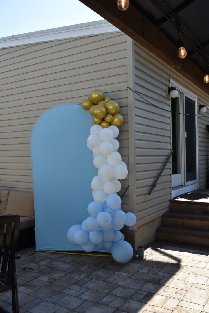 BALLON garland backdrop setup birthday celebration wedding anniversary ...