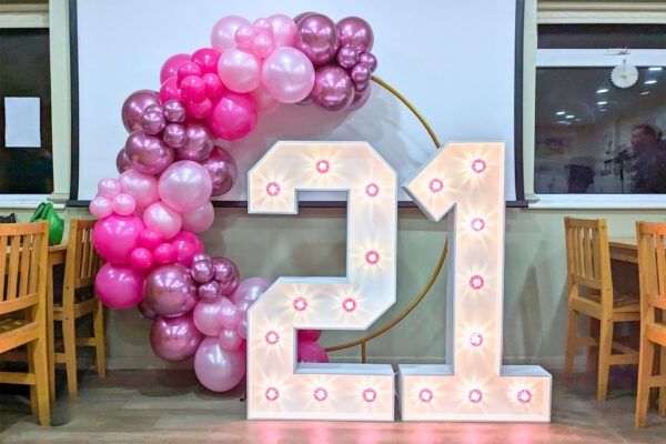 BALLON garland backdrop setup birthday celebration wedding anniversary ...