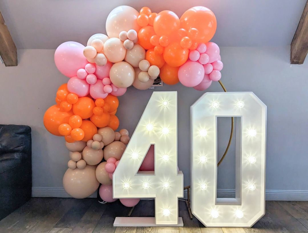 BALLON garland backdrop setup birthday celebration wedding anniversary ...