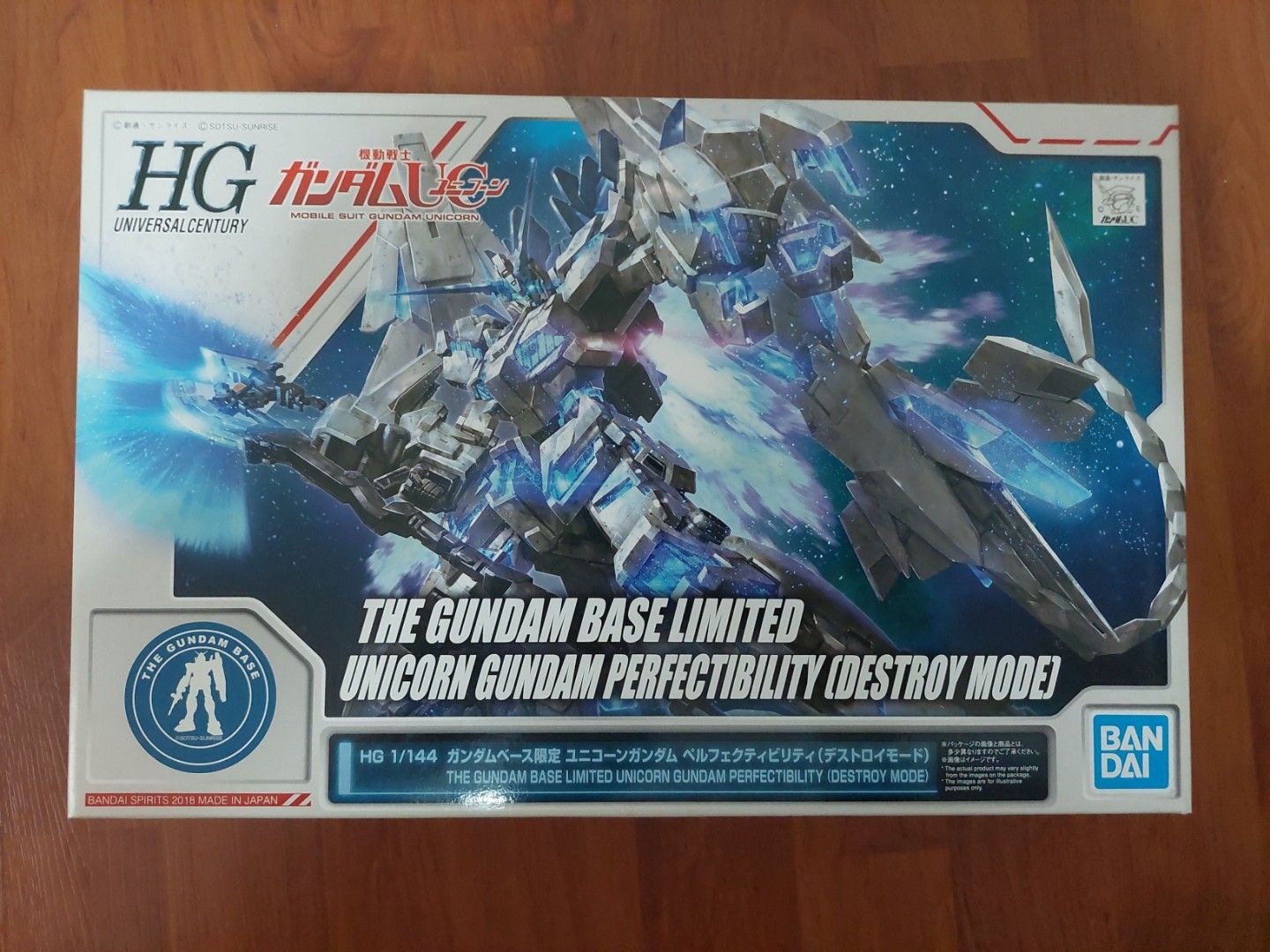 Bandai HG 1/144 Unicorn Gundam Perfectibility (Destroy Mode), Hobbies ...