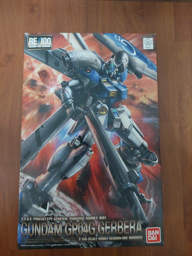 Bandai RE/100 Gundam GP04G Gerbera Model Kit, Hobbies & Toys, Toys ...