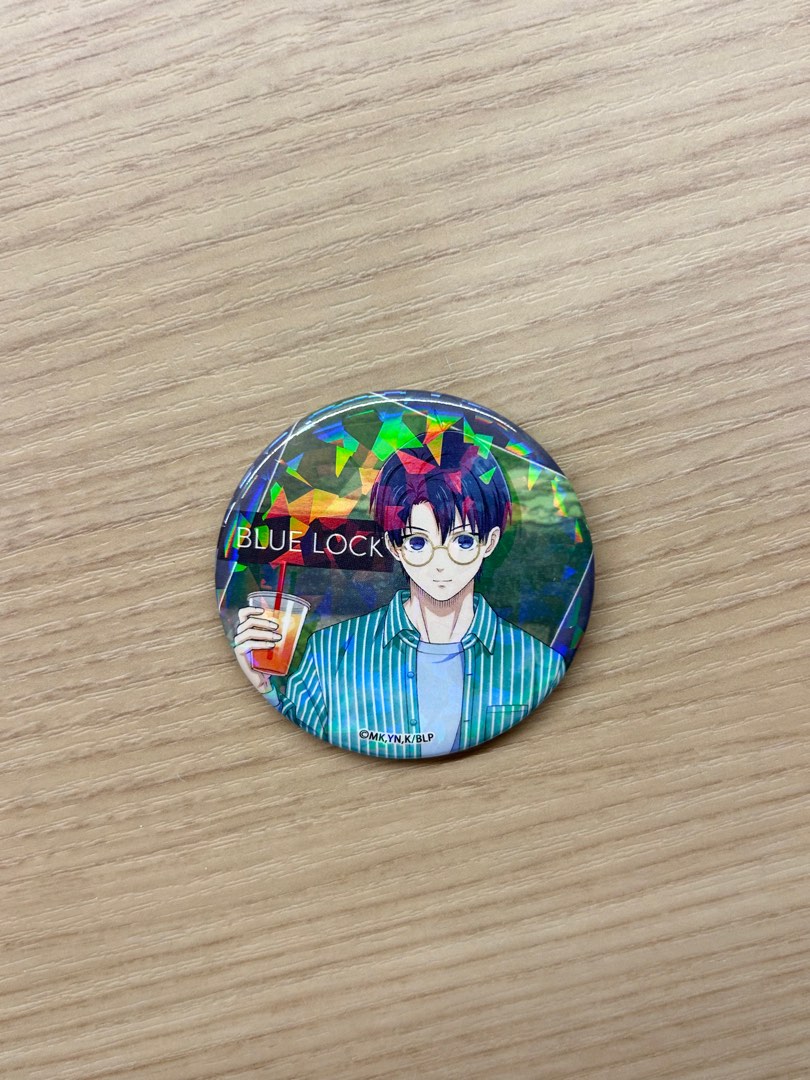 BLUE LOCK ISAGI YOICHI BADGE HOLIDAY GLASSES, Hobbies & Toys, Toys ...