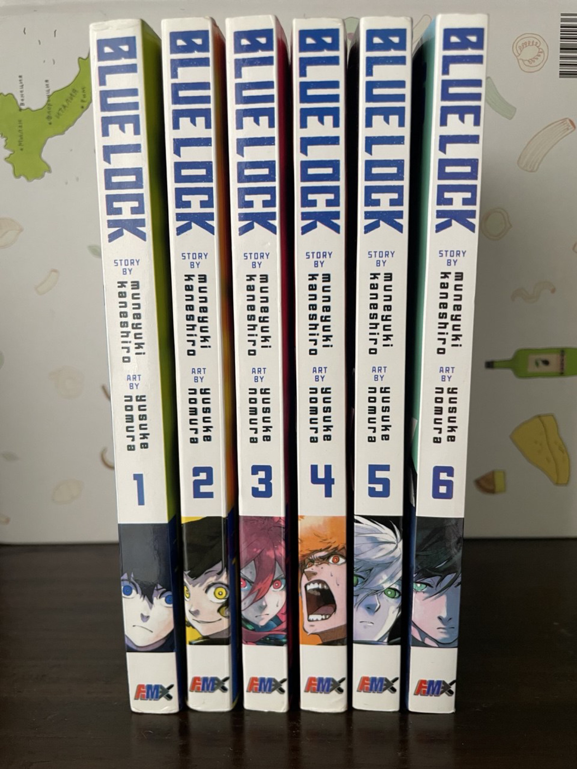 Blue Lock Manga Volumes 1-6, Hobbies & Toys, Books & Magazines, Comics ...