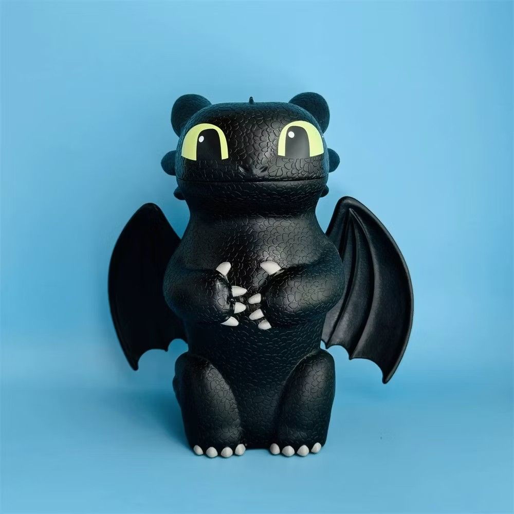 [BNIP] Official Toothless Character Holder Black | Cartoon Snack Cup ...