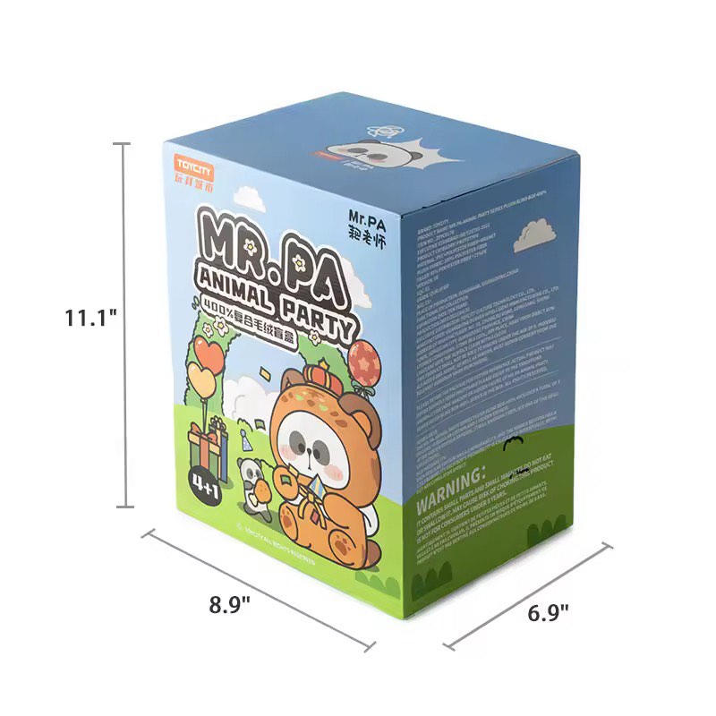 BNWF Mr Pa Animal Party 400% Plushie Blind Box, Hobbies & Toys, Toys ...