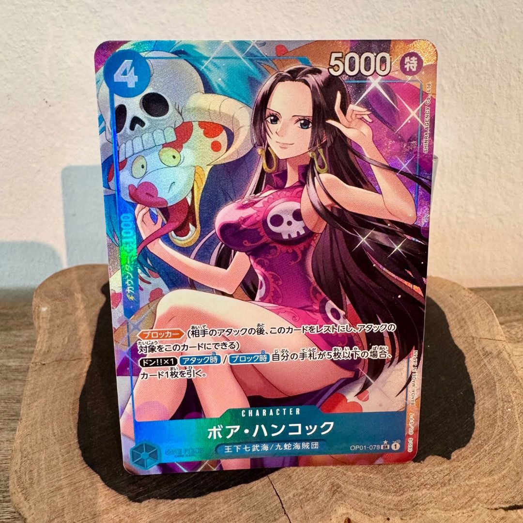 Boa Hancock OP01-078 SR Parallel ONE PIECE CARD THE BEST Japanese ...