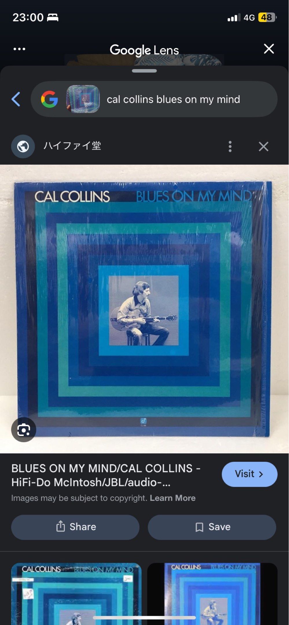 Cal Collins - Blues On My Mind Vinyl Record, Hobbies & Toys, Music ...