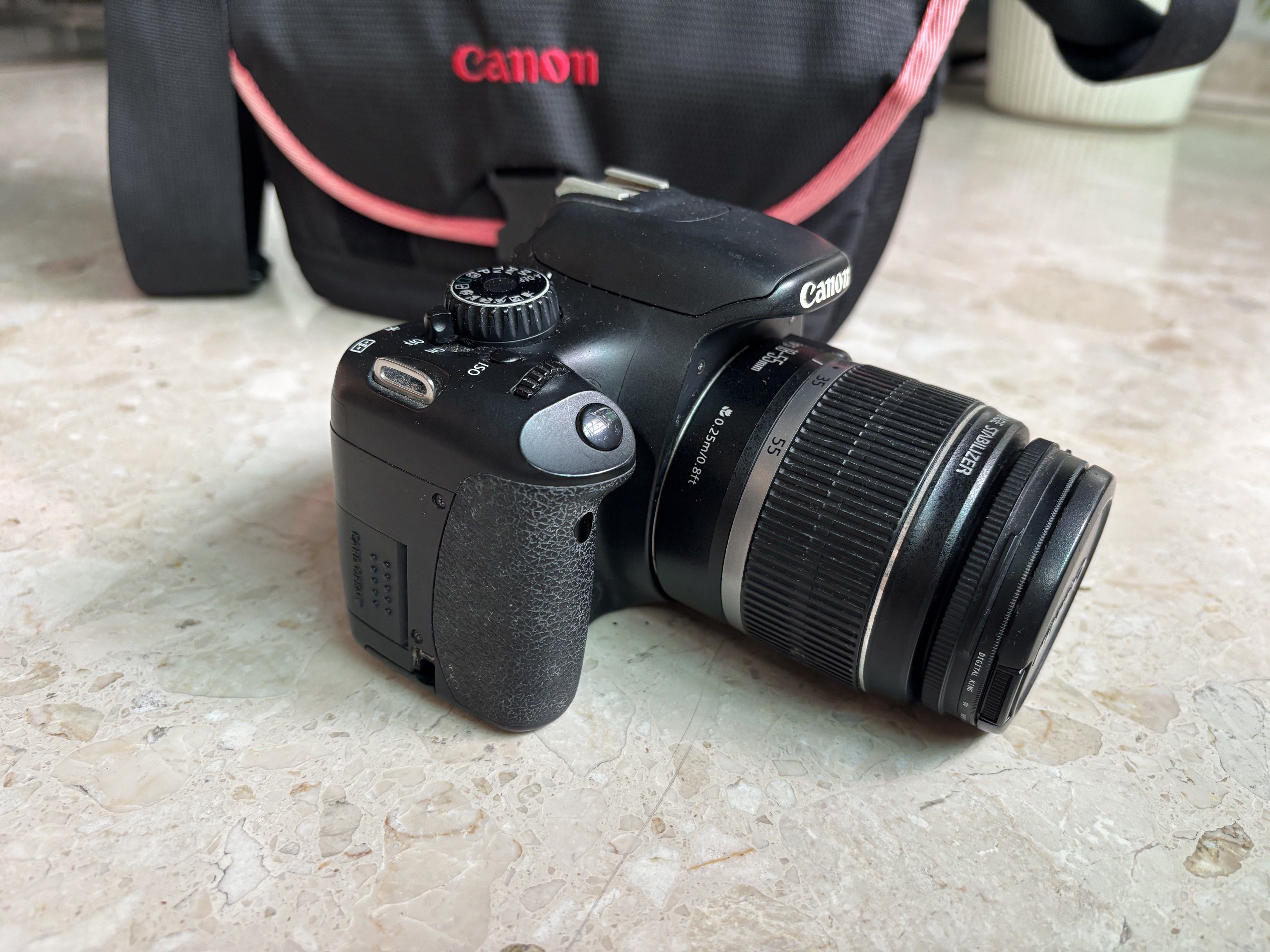 Canon EOS 550D DSLR Camera with Lens and Bag, Photography, Cameras on ...