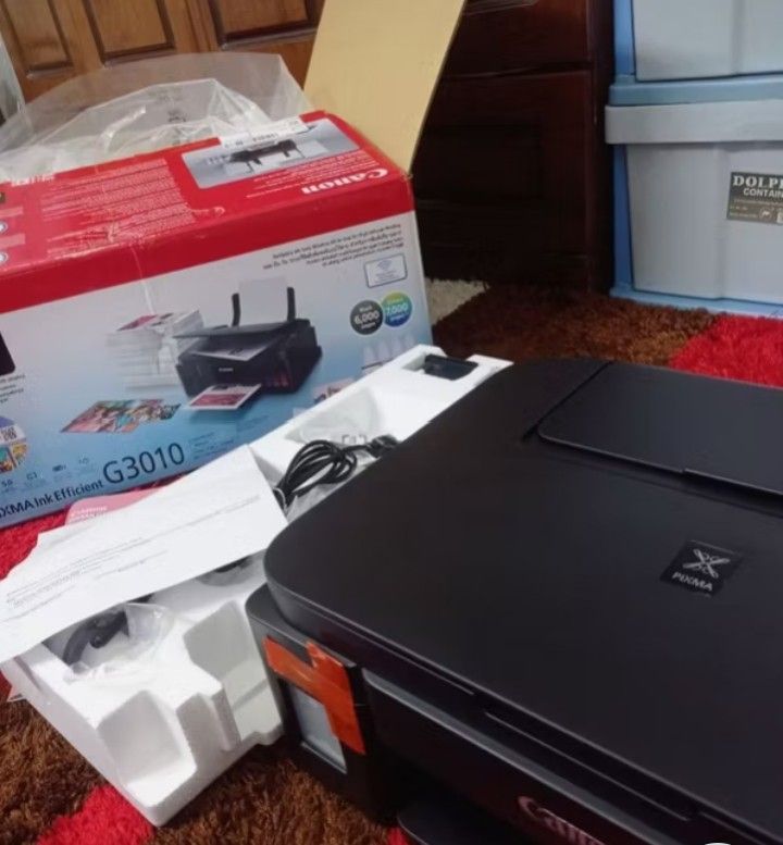 Canon PIXMA G3010 Ink Efficient Printer, Computers & Tech, Printers ...