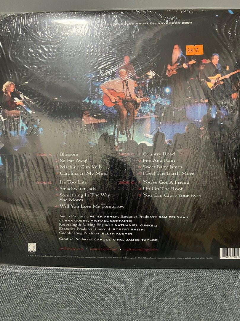 Carole King and James Taylor live at the Troubadour 2 LP, Hobbies ...