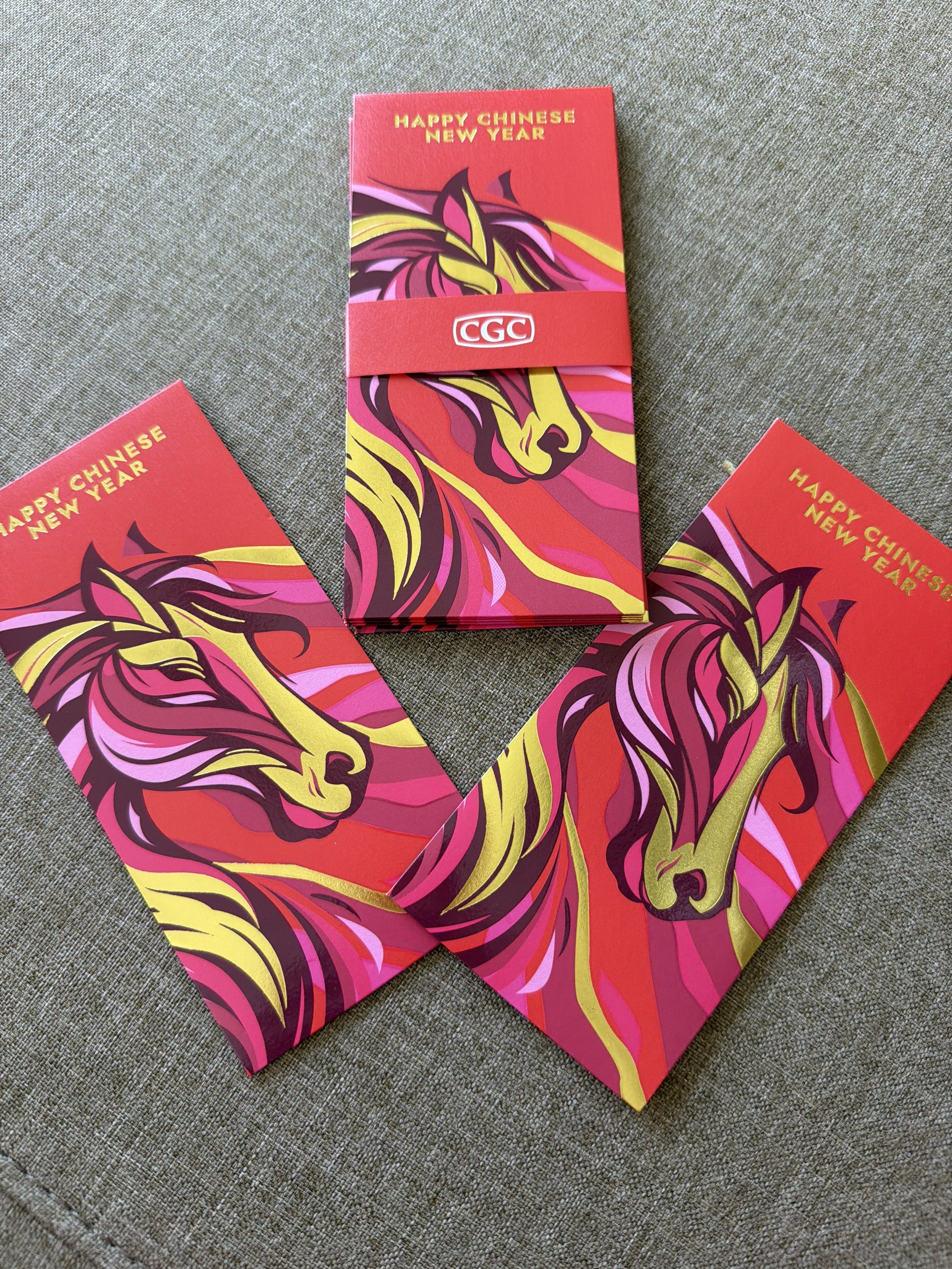 CGC Happy Chinese New Year Ang Pao 2026, Hobbies & Toys, Stationery ...