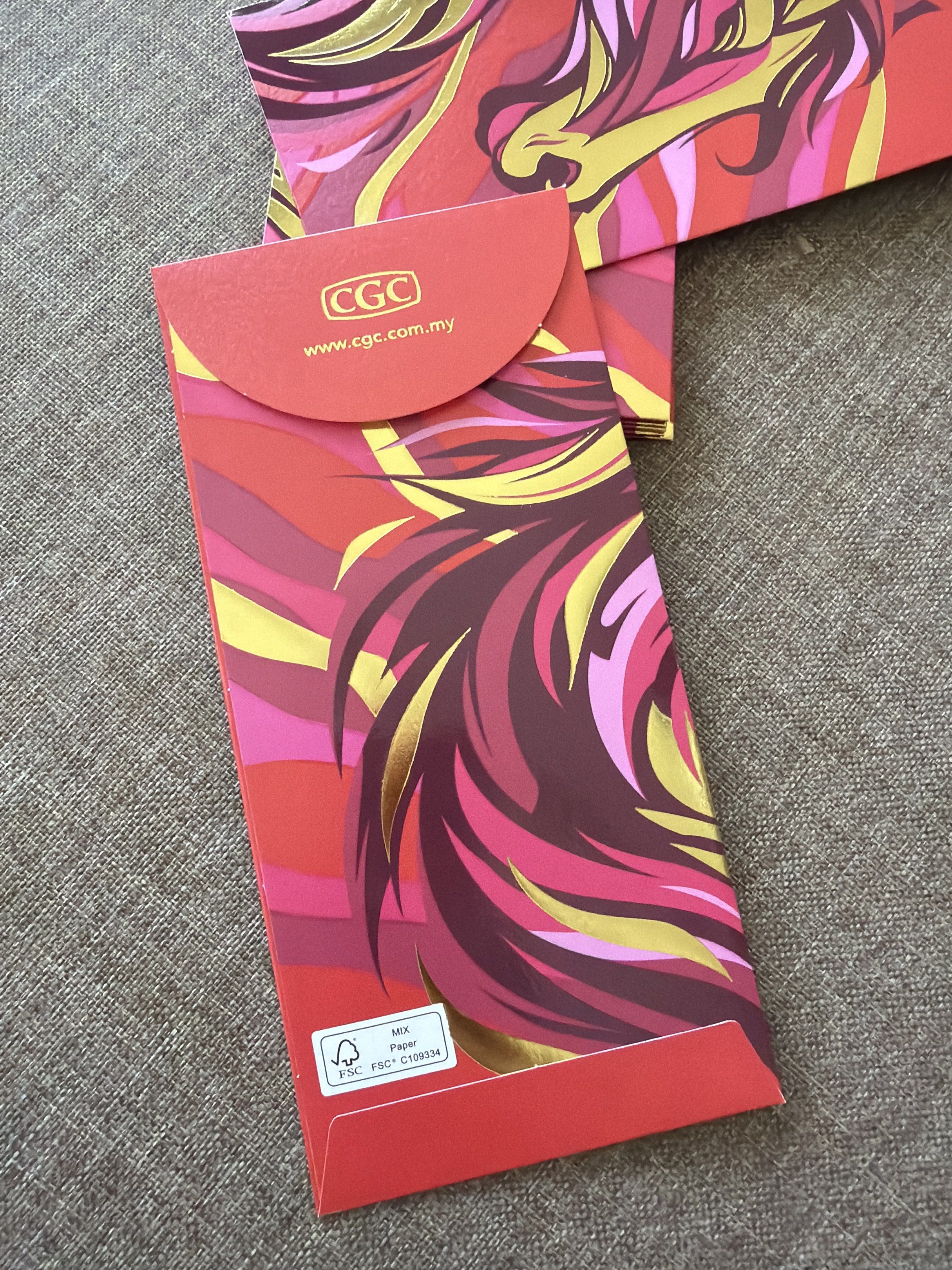 CGC Happy Chinese New Year Ang Pao 2026, Hobbies & Toys, Stationery ...