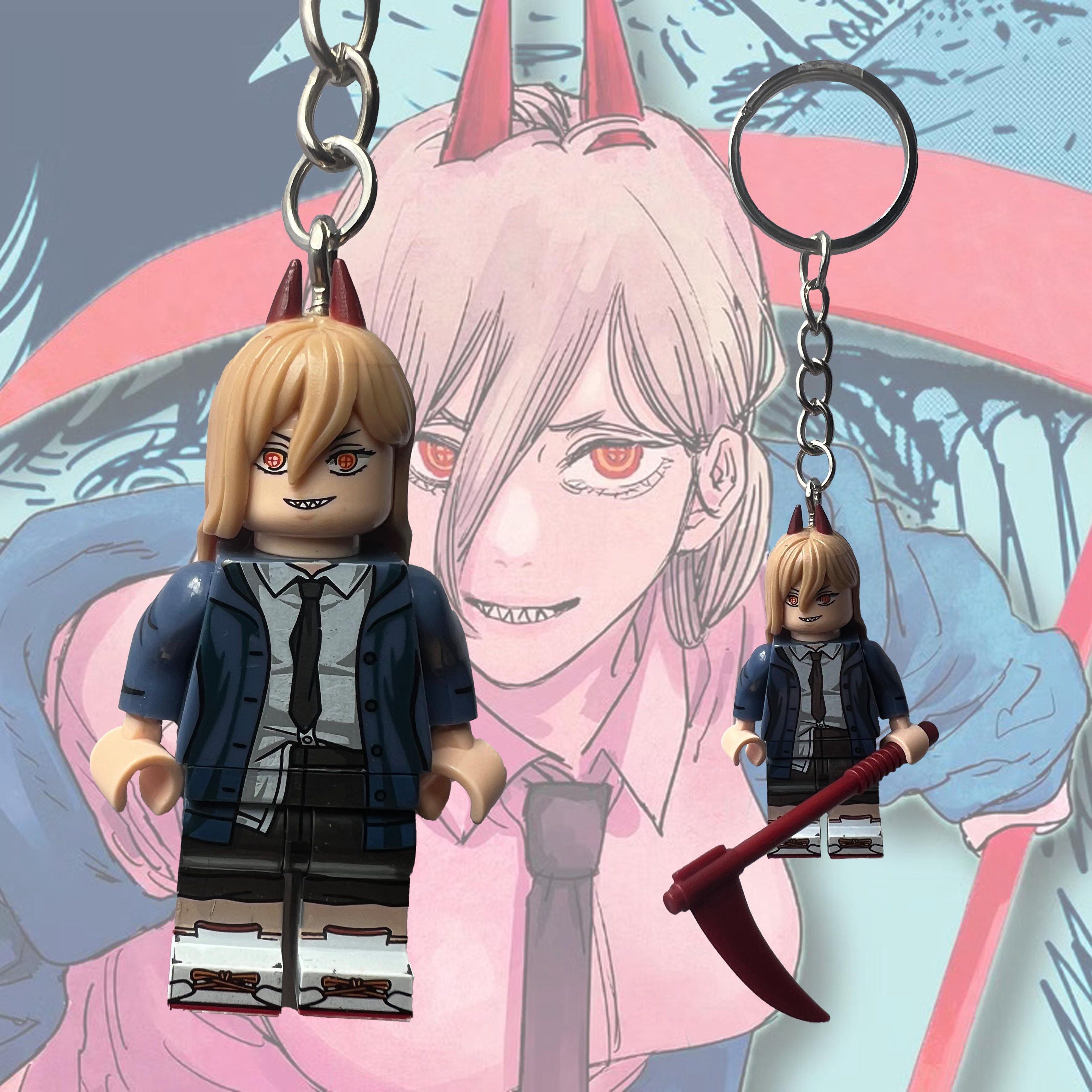 Chainsaw man Keychain Lego, Hobbies & Toys, Toys & Games on Carousell