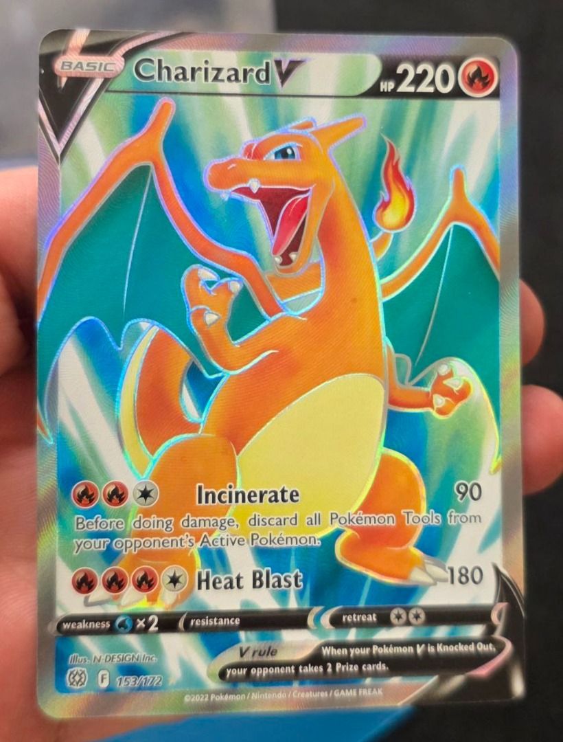 Charizard V 153 - Pokemon Brilliant Stars (2002) - NM (See Description ...