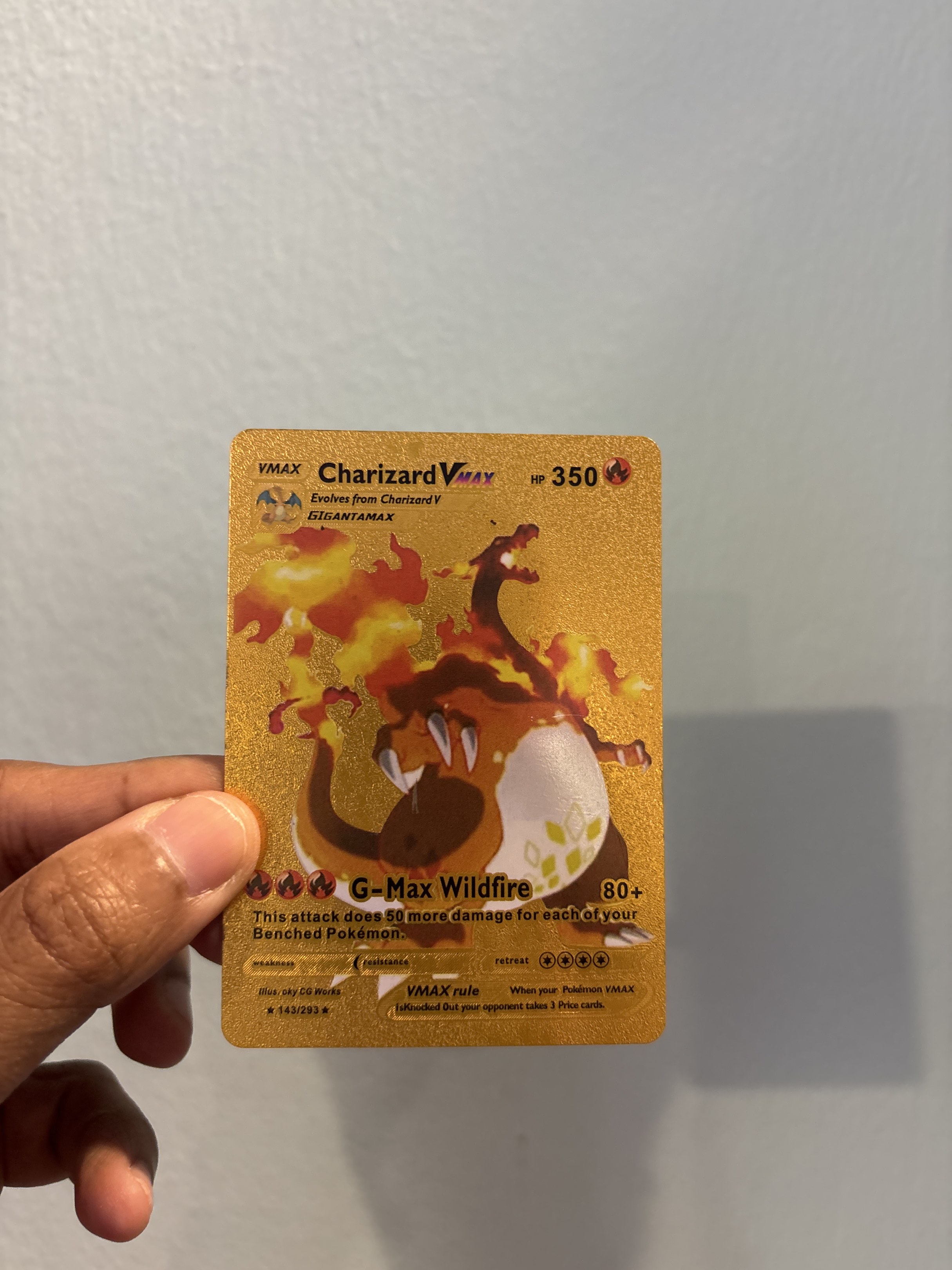 Charizard VMAX Gold Card, Hobbies & Toys, Toys & Games on Carousell