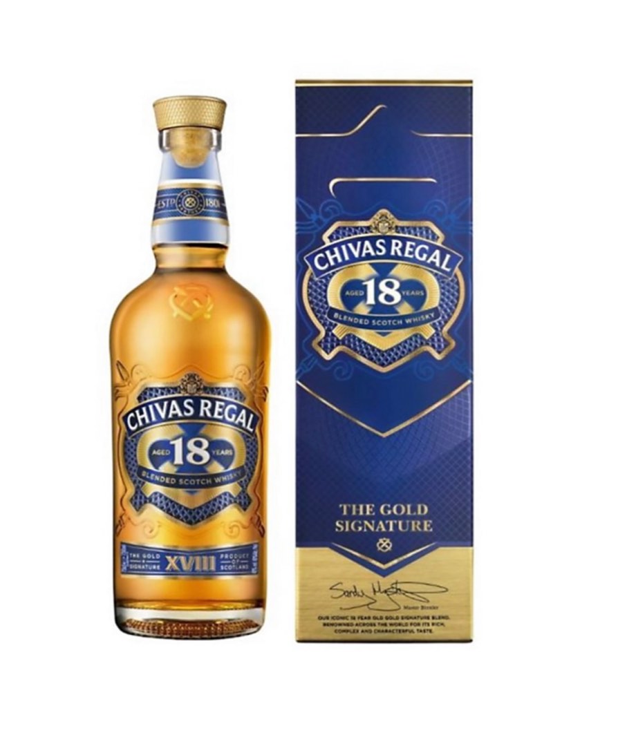 Chivas Regal 18 Years 1L Blended Scotch Whisky, Food & Drinks, Other ...
