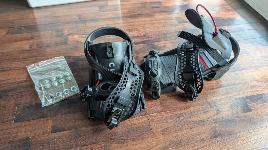 CLEW Freedom step on snowboard bindings - Black - Large, Sports ...