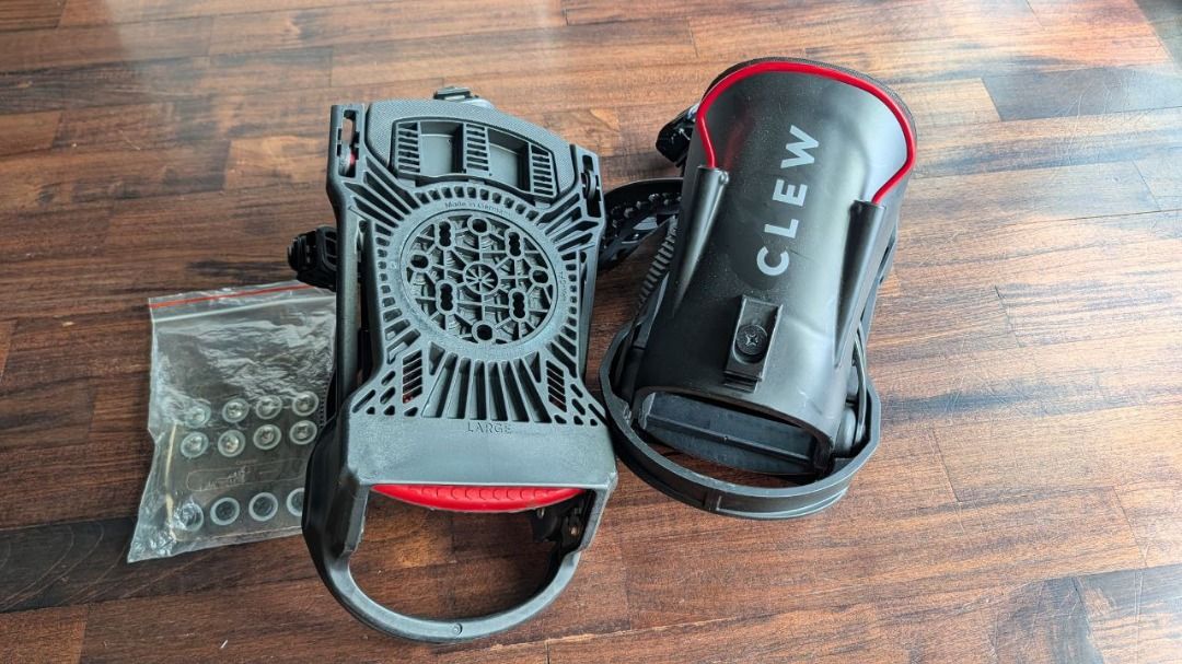 CLEW Freedom step on snowboard bindings - Black - Large, Sports ...