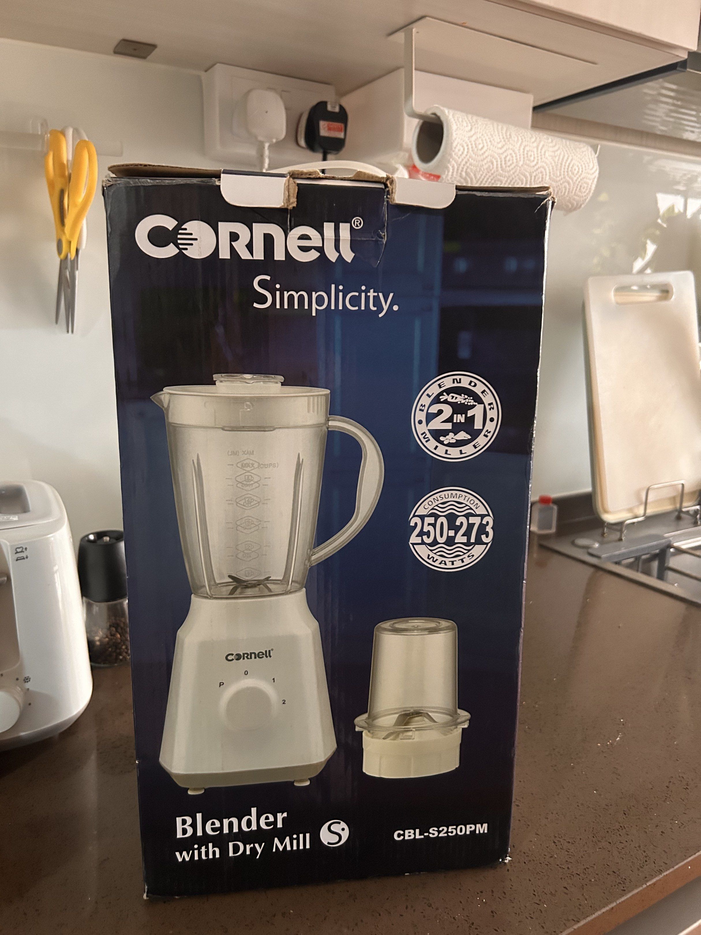 Cornell Blender with Dry Mill - CBL-S250PM, TV & Home Appliances ...