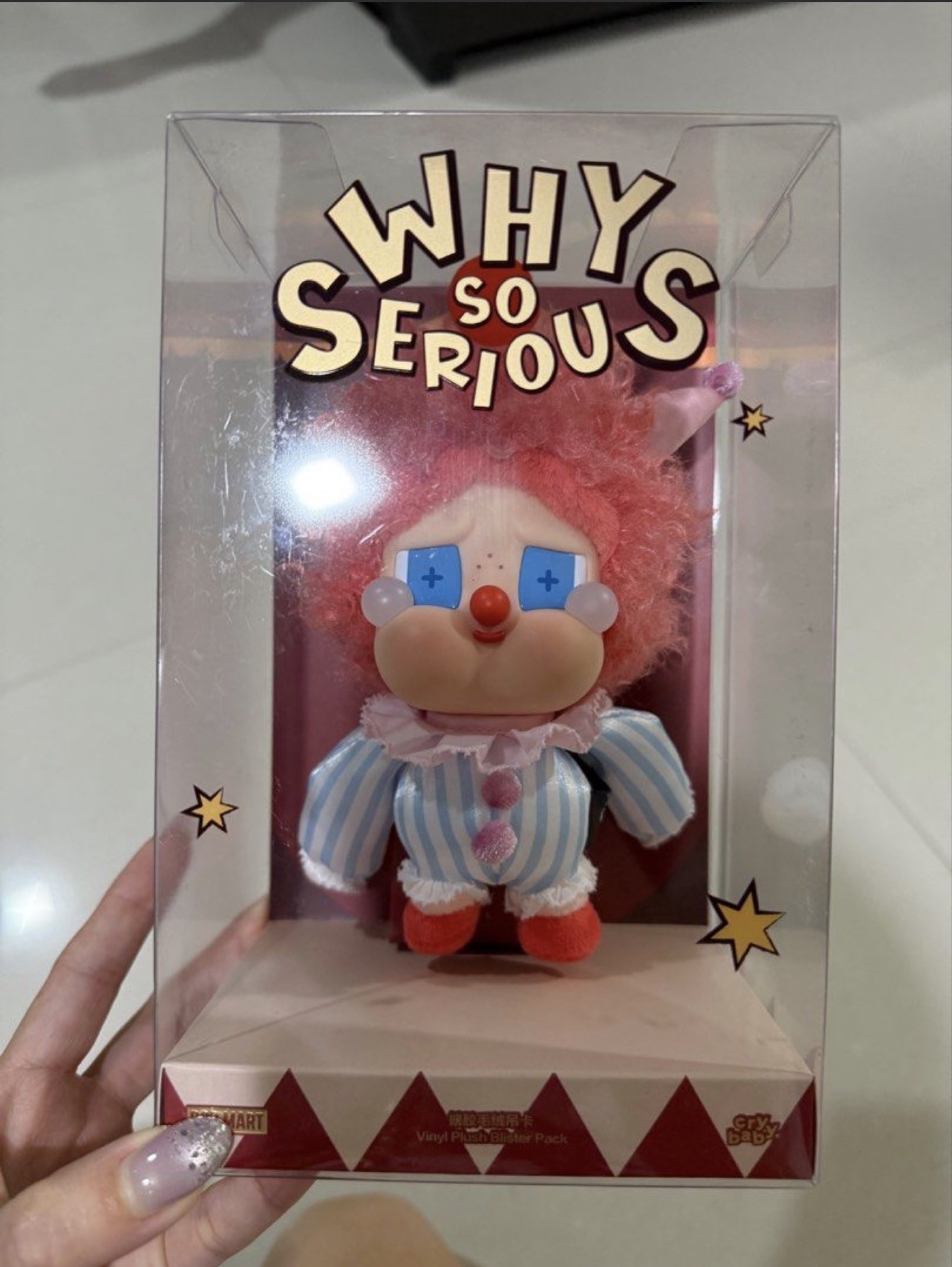 CRYBABY Why So Serious Vinyl Plush, Hobbies & Toys, Toys & Games on ...