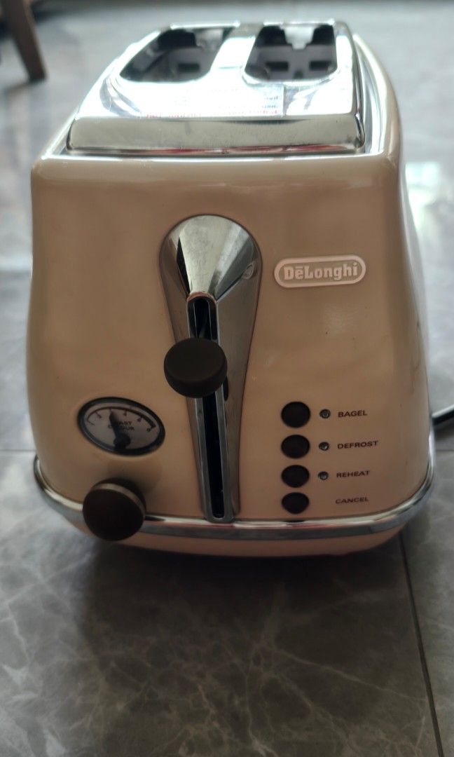 De'Longhi Icona Vintage 2-slice toaster, TV & Home Appliances, Kitchen ...