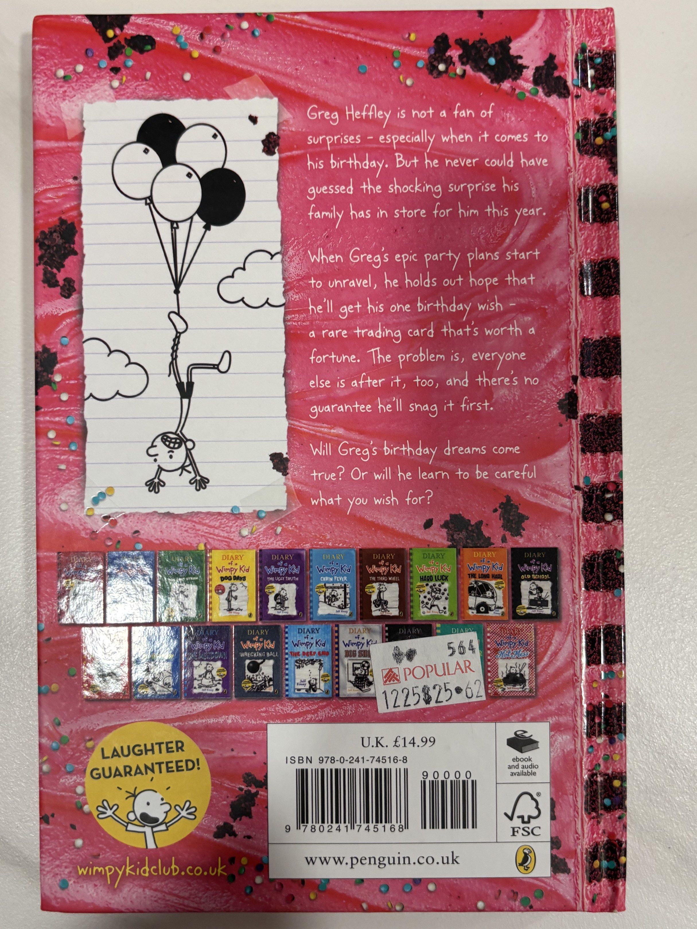 Diary of a Wimpy Kid: Party Pooper, Hobbies & Toys, Books & Magazines ...