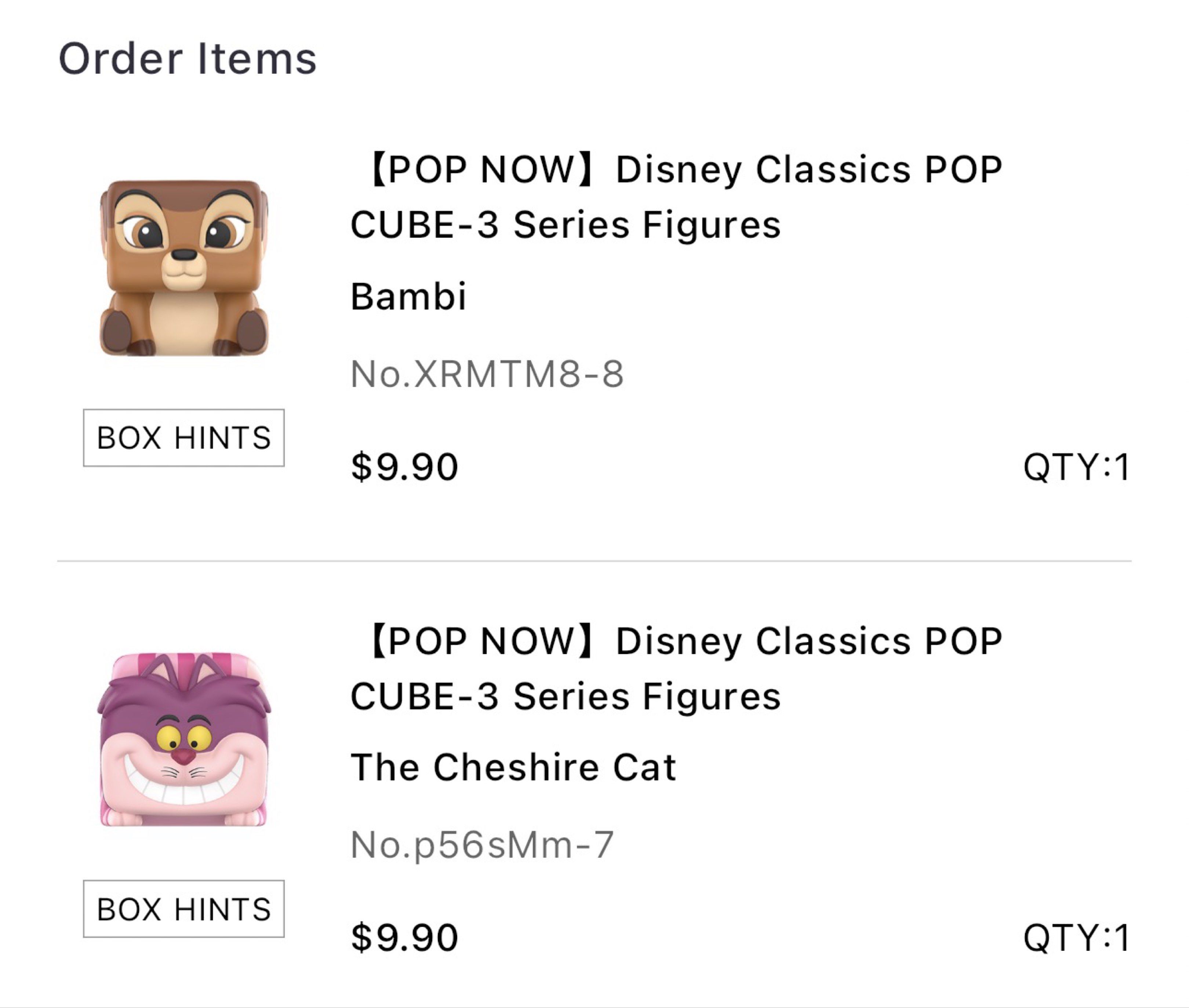 Disney Classics POP CUBE 3 series figure, Hobbies & Toys, Toys & Games ...