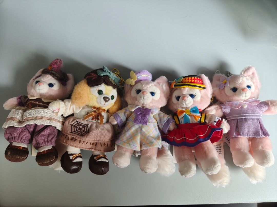 Disney Duffy and Friends Plush Toys Linabell, CookieAnn Tokyo DisneySEA ...