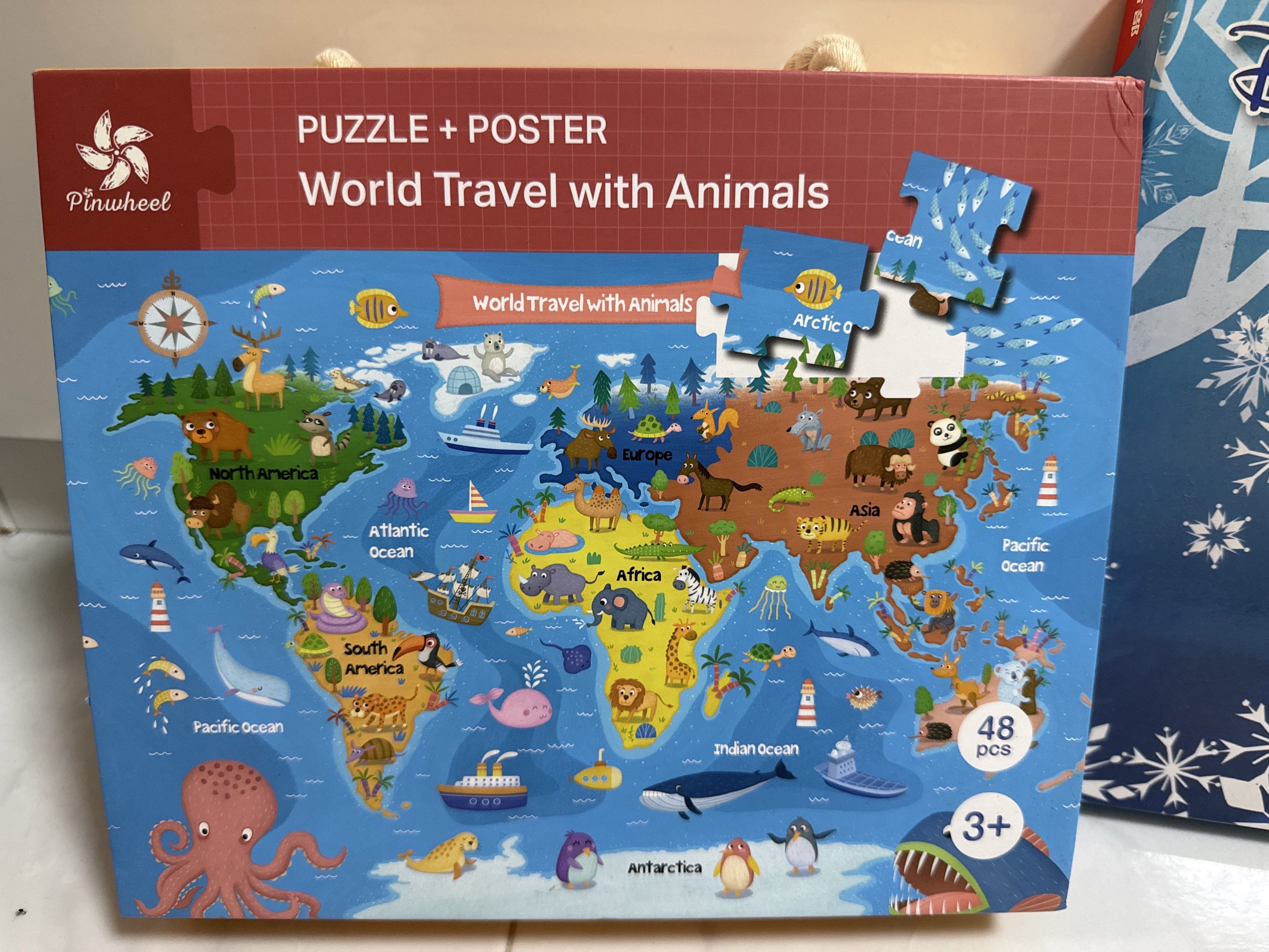 Disney Frozen & Pinwheel World Travel Puzzles, Hobbies & Toys, Toys ...