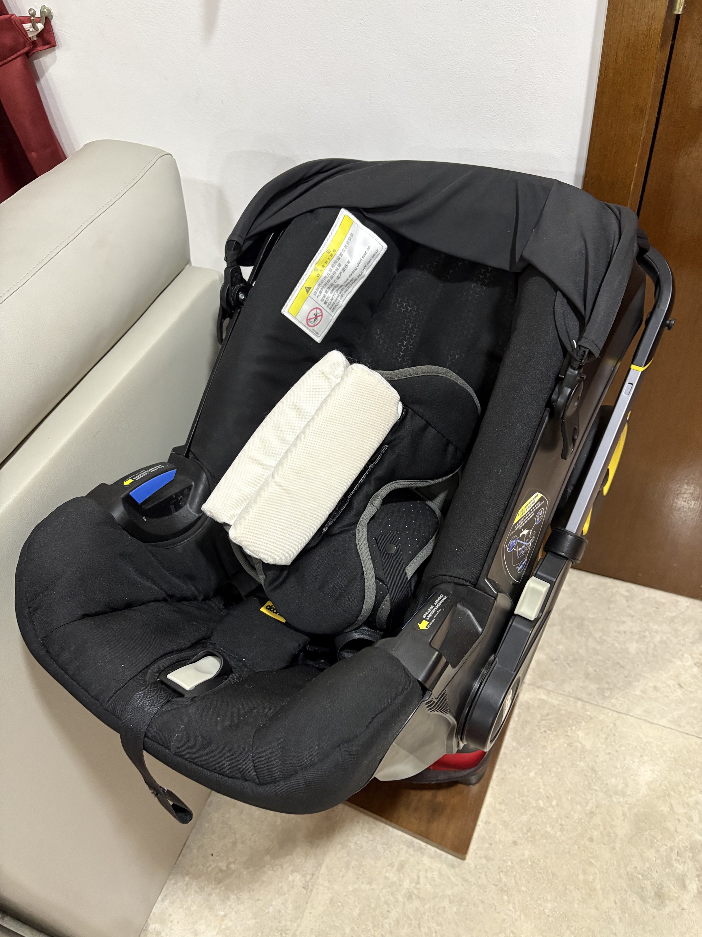 Doona Infant Car Seat Stroller - Black, Babies & Kids, Going Out, Car ...