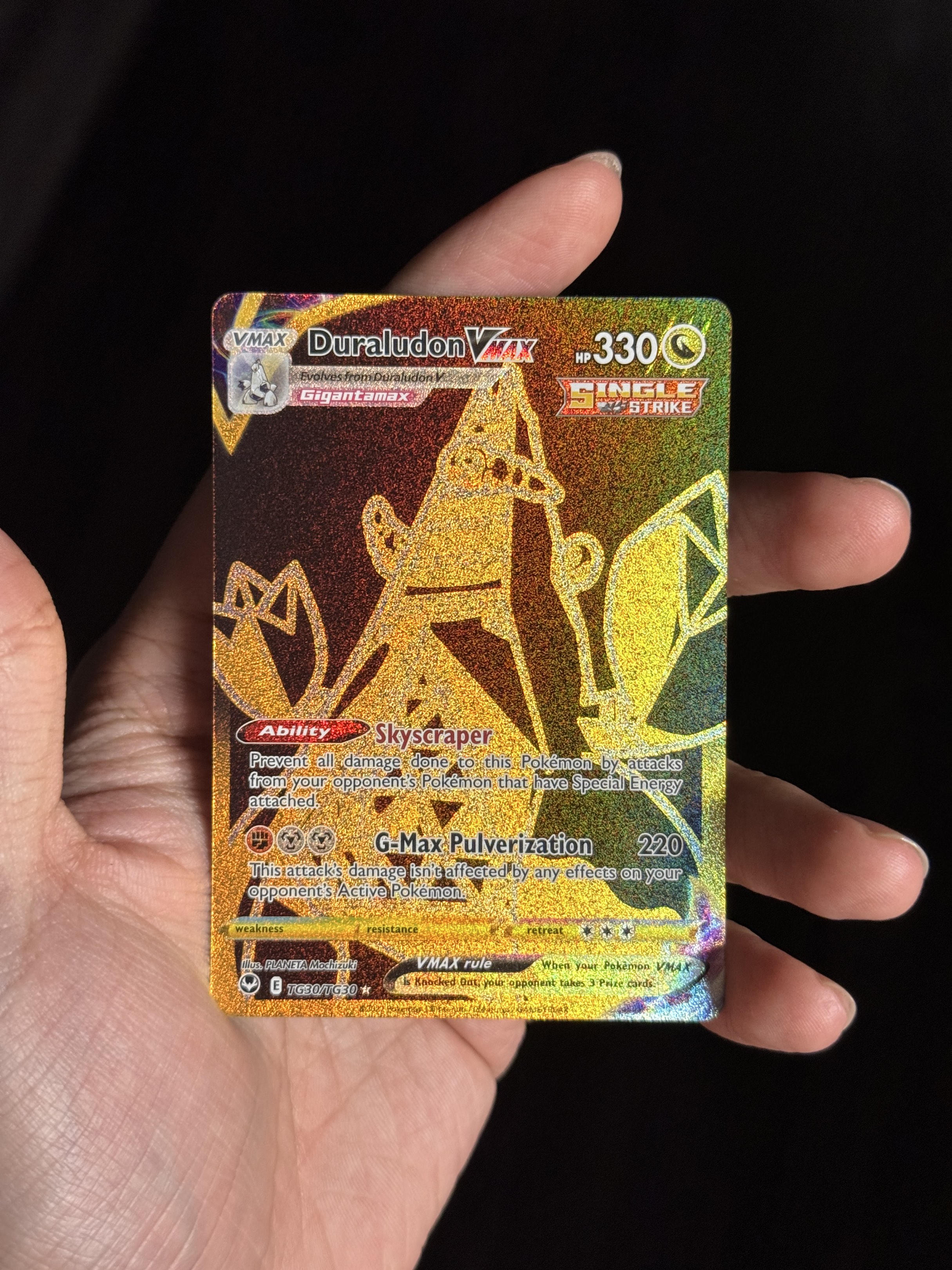 Duraludon VMAX TG30 Pokémon Card, Hobbies & Toys, Toys & Games on Carousell