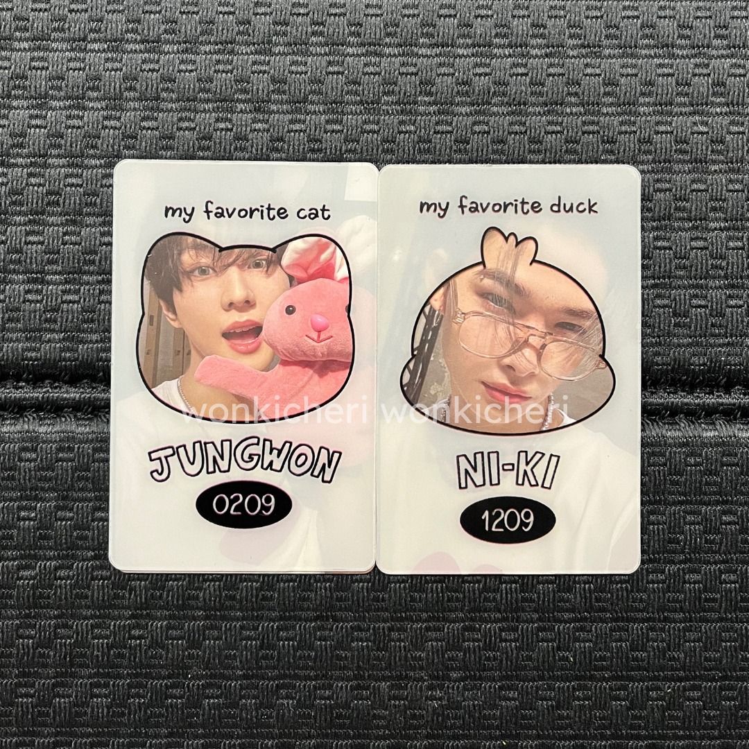 Enhypen Enlovers Club - Jungwon Photocard PC Holder, Hobbies & Toys ...