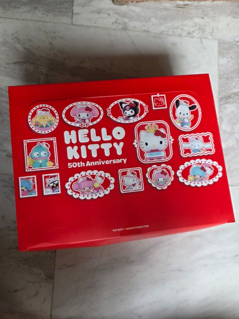 Entire 12 pcs POP MART Hello Kitty 50th Anniversary Blind Box, Hobbies ...