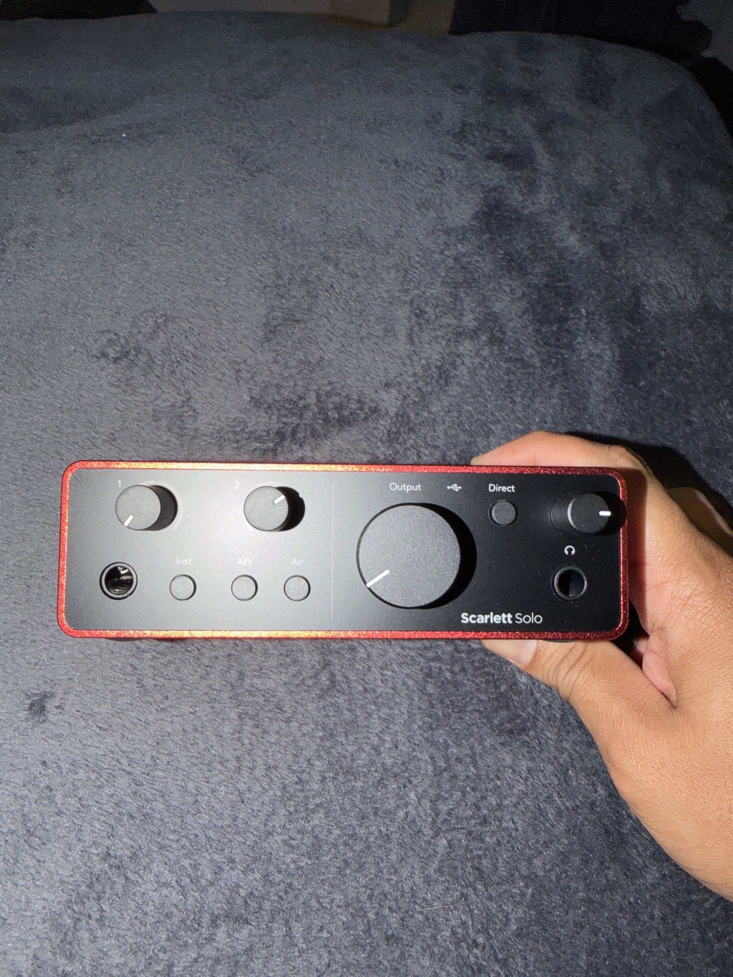 Focusrite Scarlett Solo (4th Gen) Audio Interface, Audio, Other Audio ...