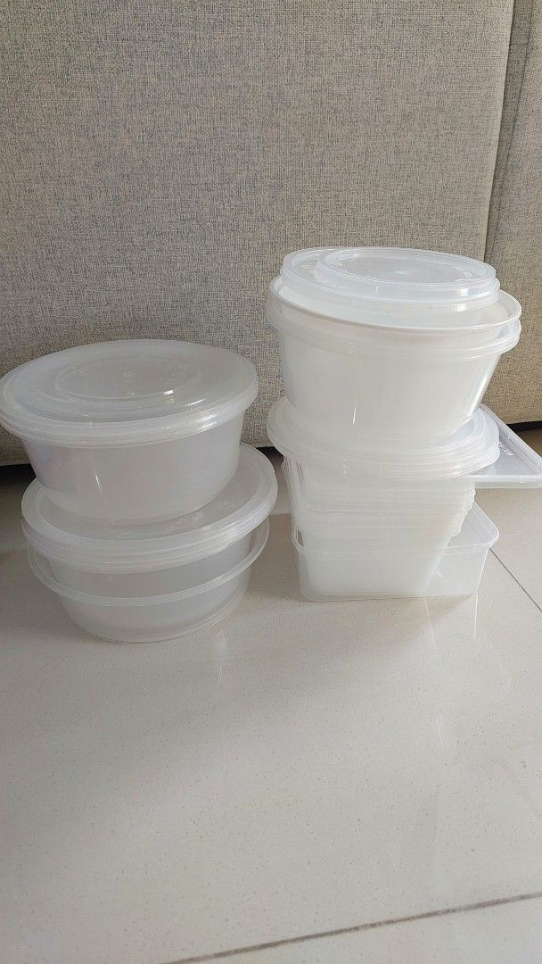 *Free* Disposable Plastic Food Storage Containers with Lids, Furniture ...