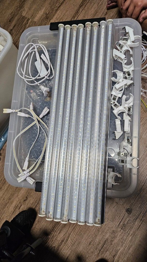 Grow Lights T5 LED - Purple, Furniture & Home Living, Lighting & Fans ...