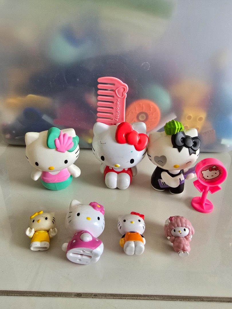Hello Kitty Figurines mcdonalds, Hobbies & Toys, Toys & Games on Carousell