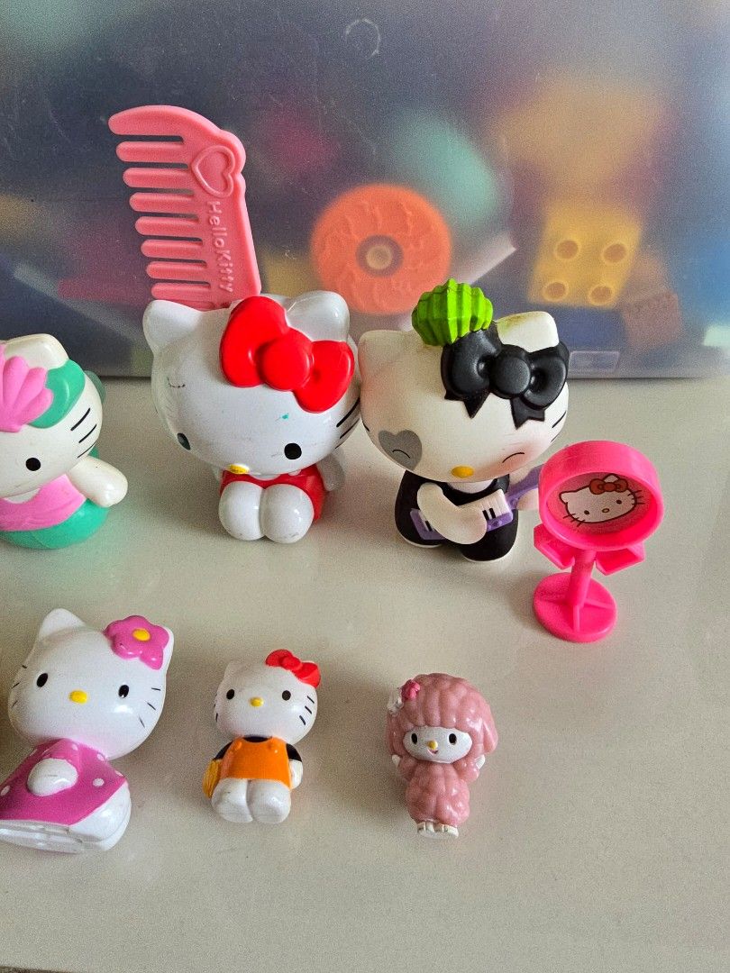 Hello Kitty Figurines mcdonalds, Hobbies & Toys, Toys & Games on Carousell