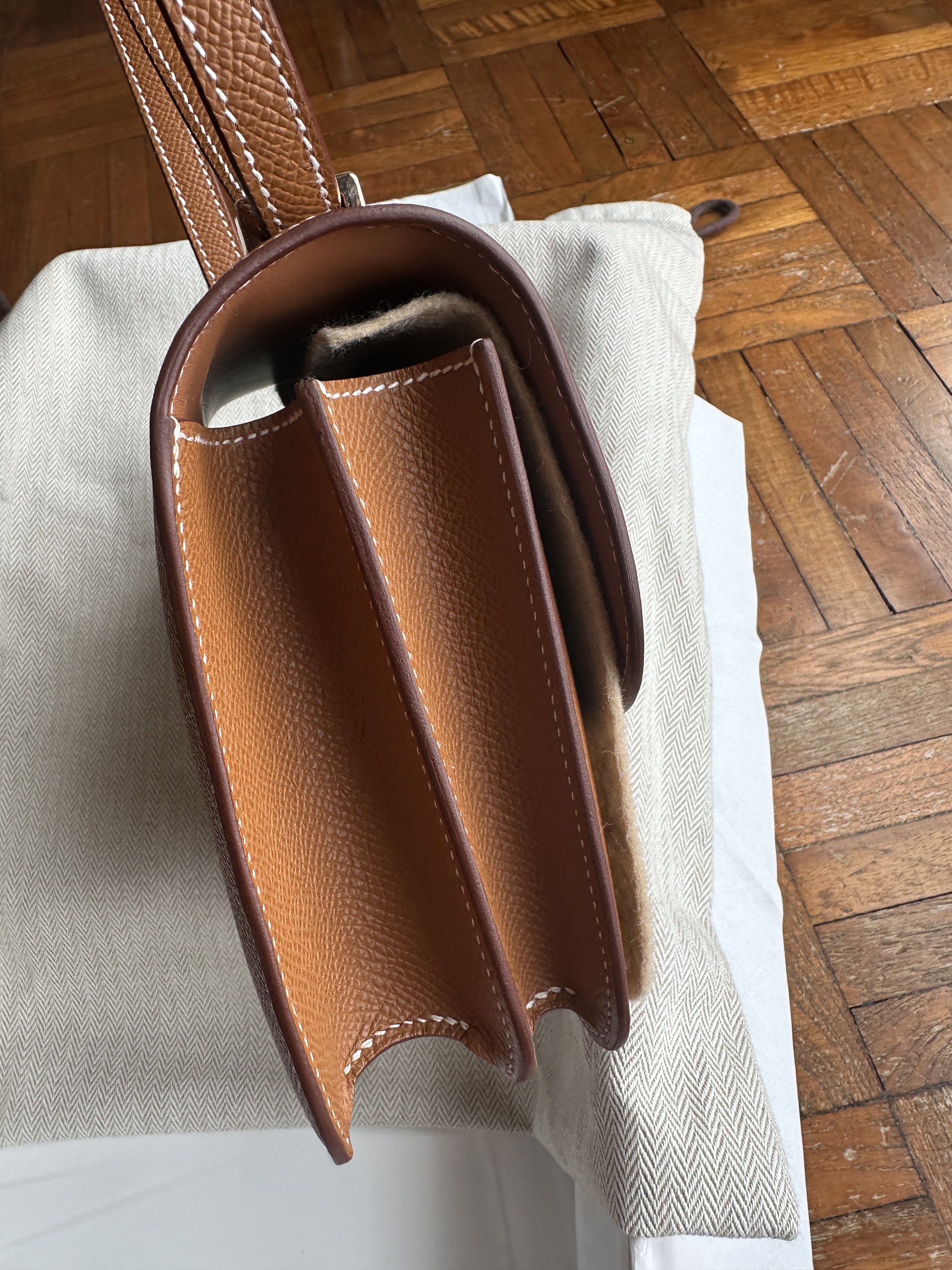 Hermes Constance 18 gold rose GHW 2026, Luxury, Bags & Wallets on Carousell