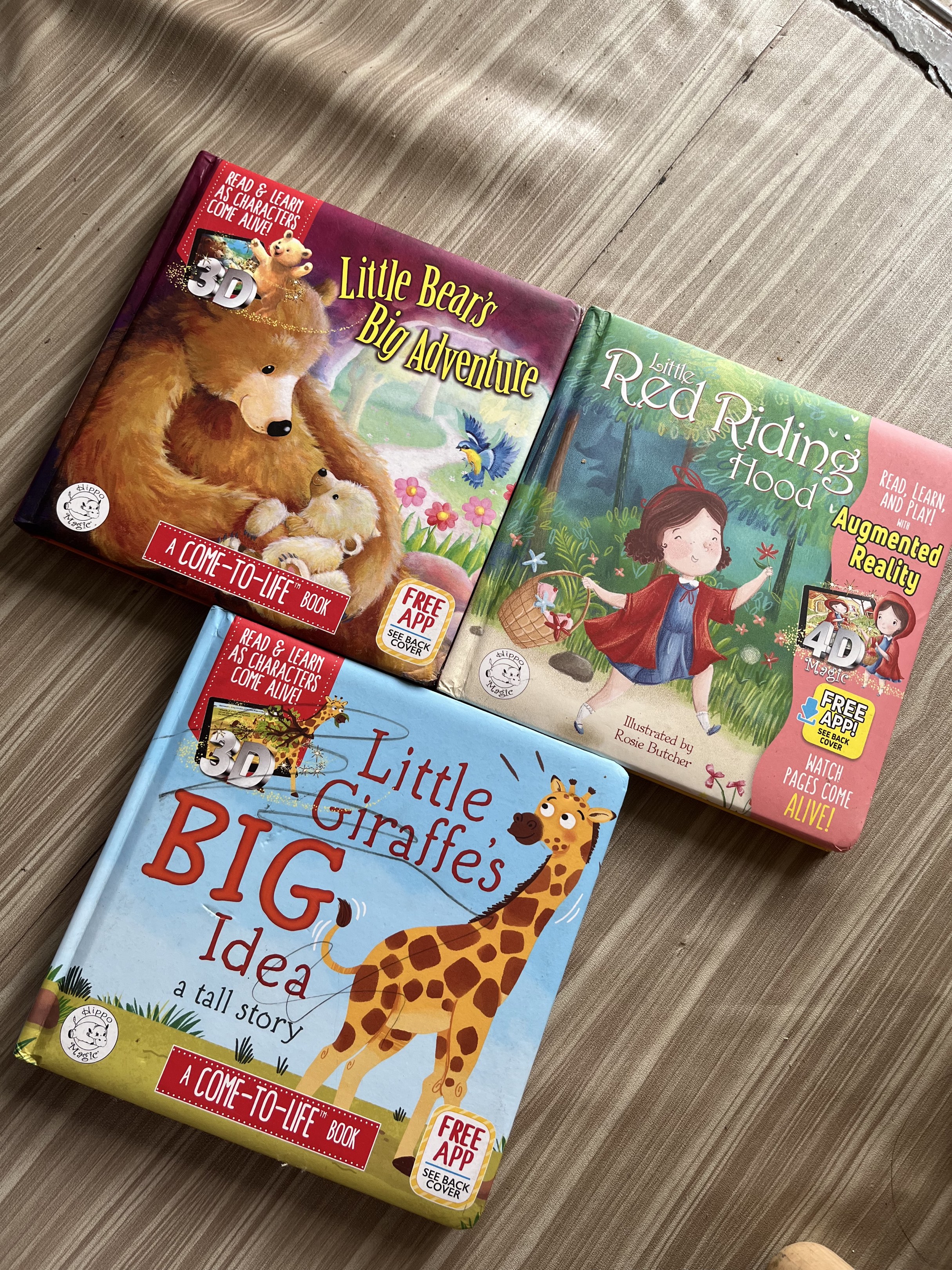 Buku Cerita Story Book Hippo Magic Little Giraffe, little Bear & Red ...