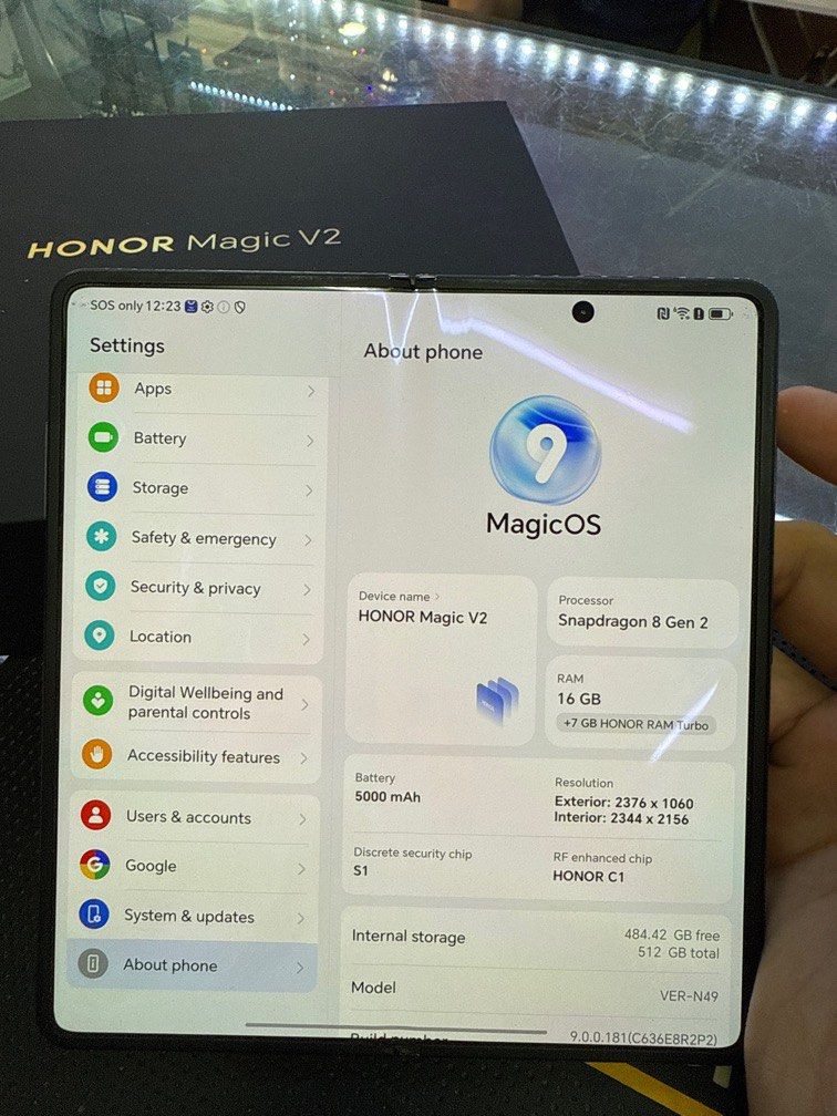 Honor Magic V2 512GB Black, Mobile Phones & Gadgets, Mobile Phones ...